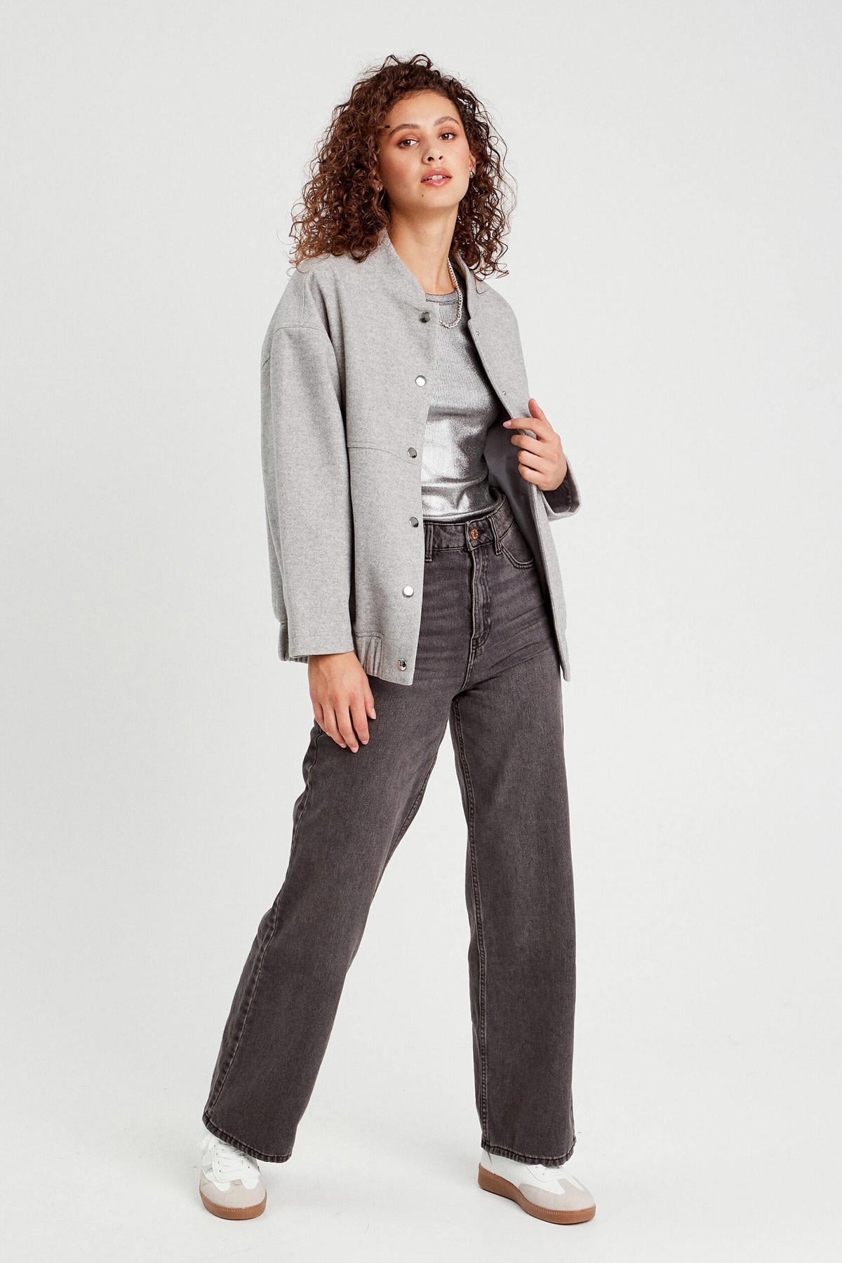 Cache Cache high waist wide leg jeans black | wehkamp
