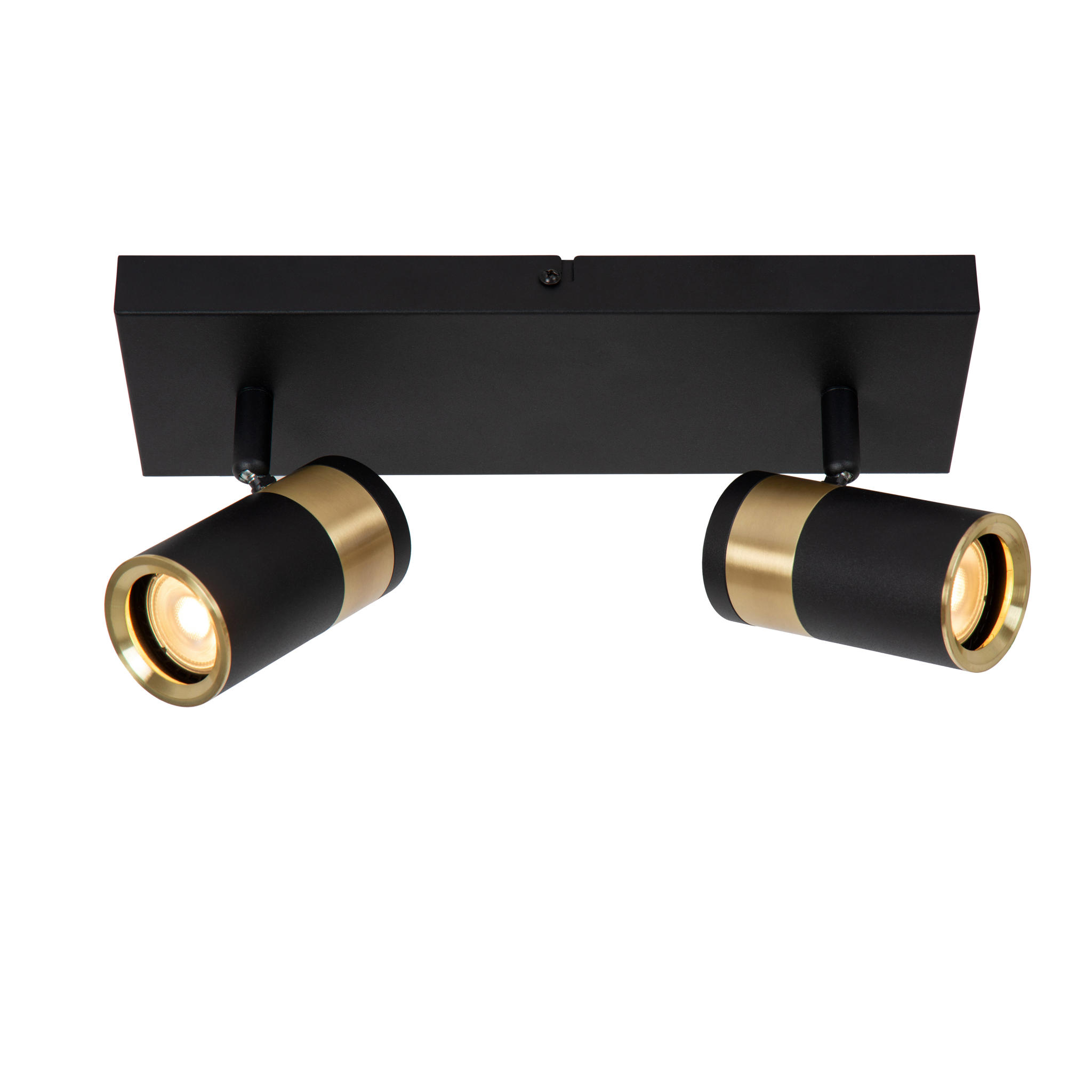 Lucide GORIK - Plafondspot - 2xGU10 - Zwart | wehkamp