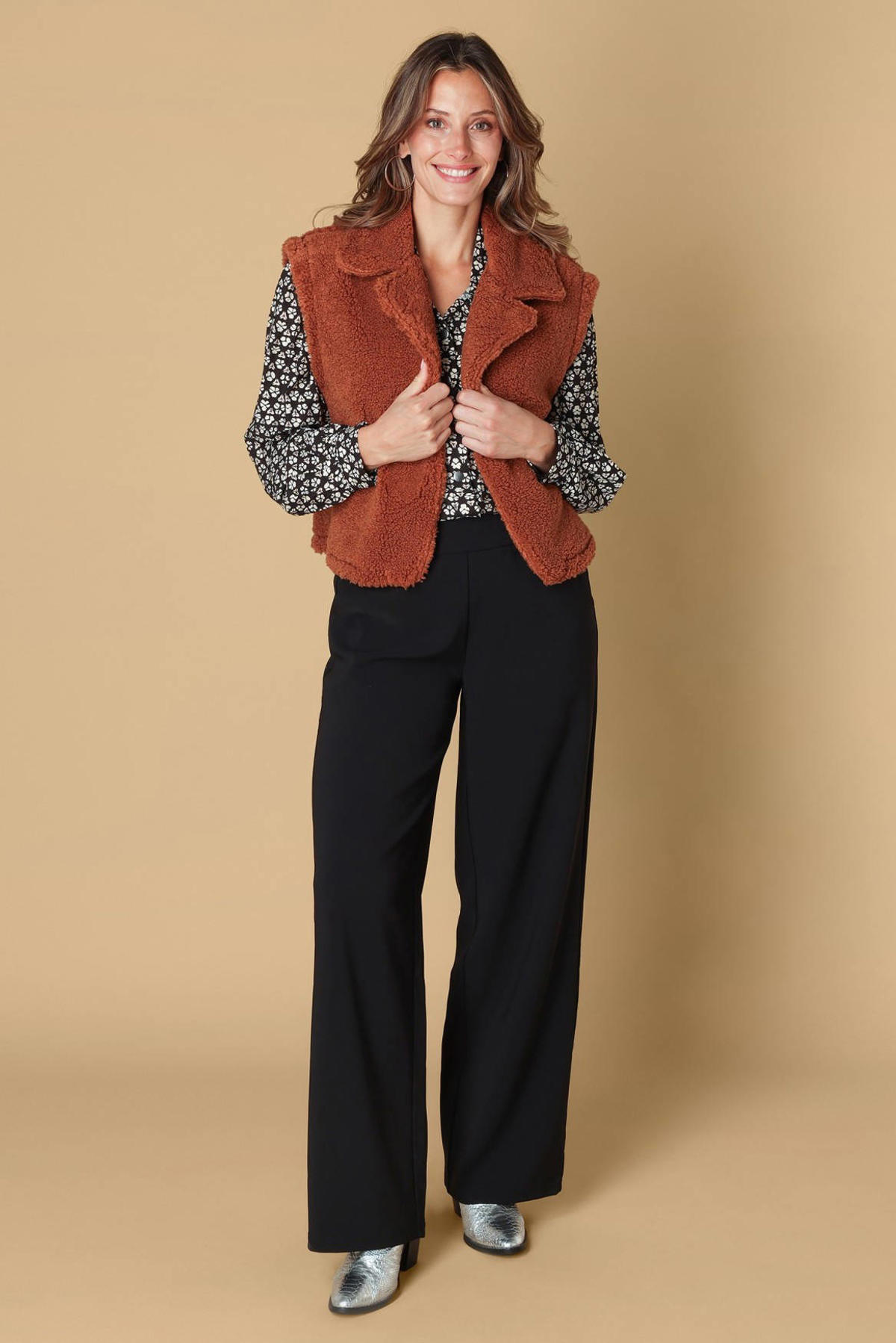 Ivy Beau teddy gilet bruin kopen? | Morgen in huis | wehkamp