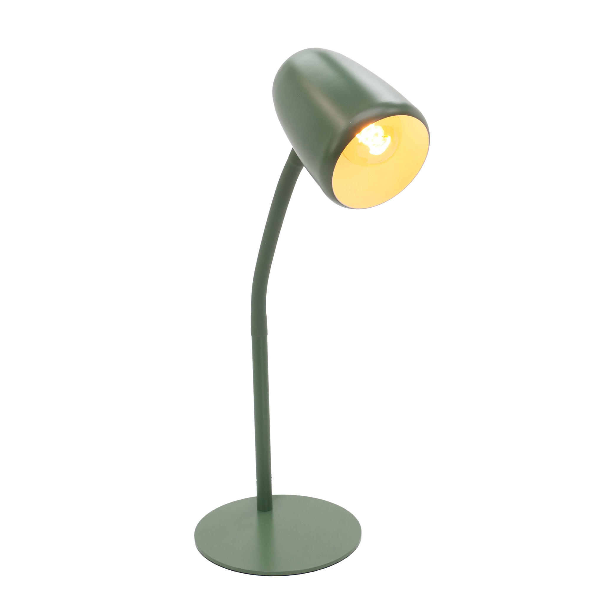 EGLO Carlo Tafellamp - Bureaulamp - E14 - 46 cm - Groen - Kantelbaar ...