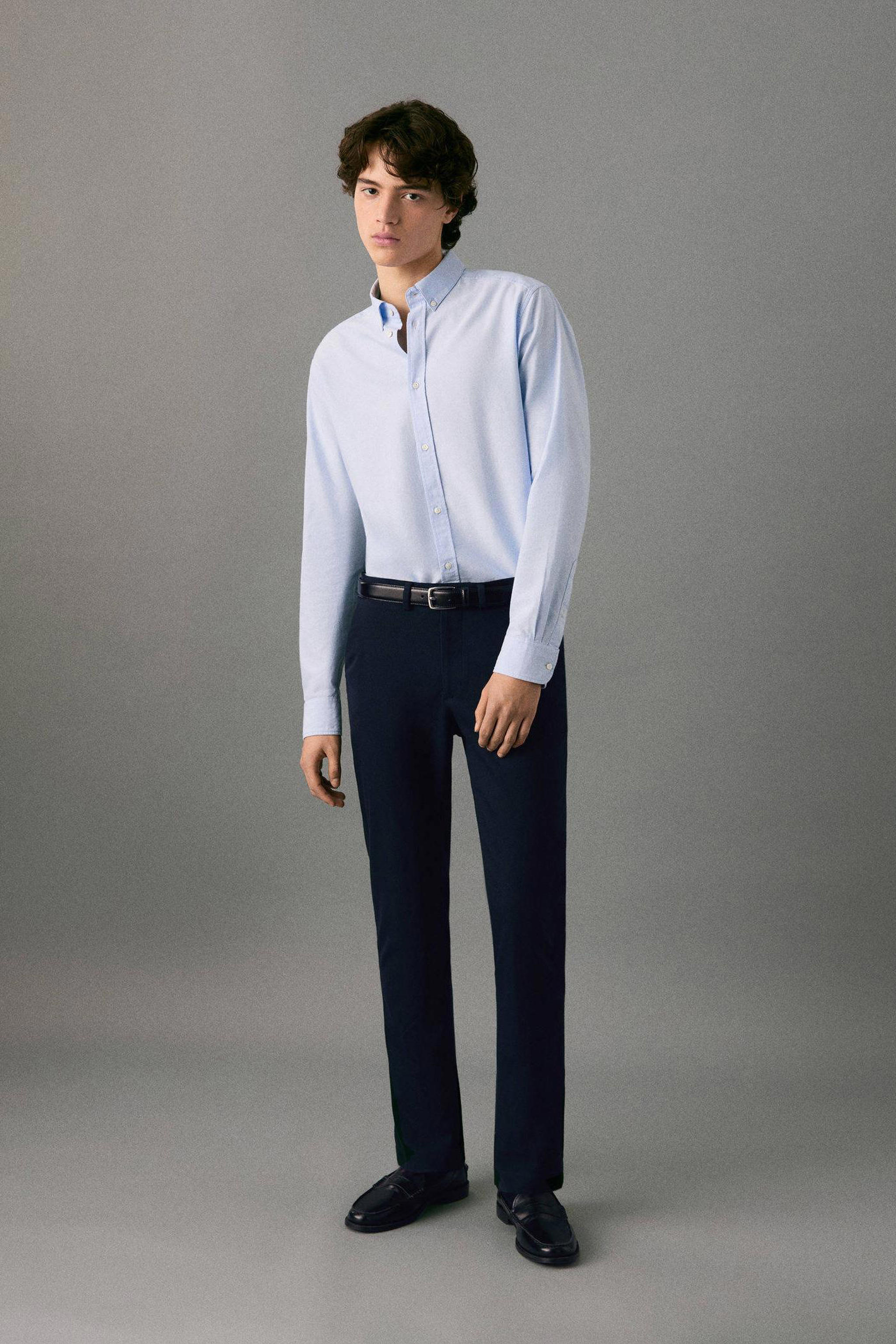 MANGO TEEN pantalon marineblauw | wehkamp