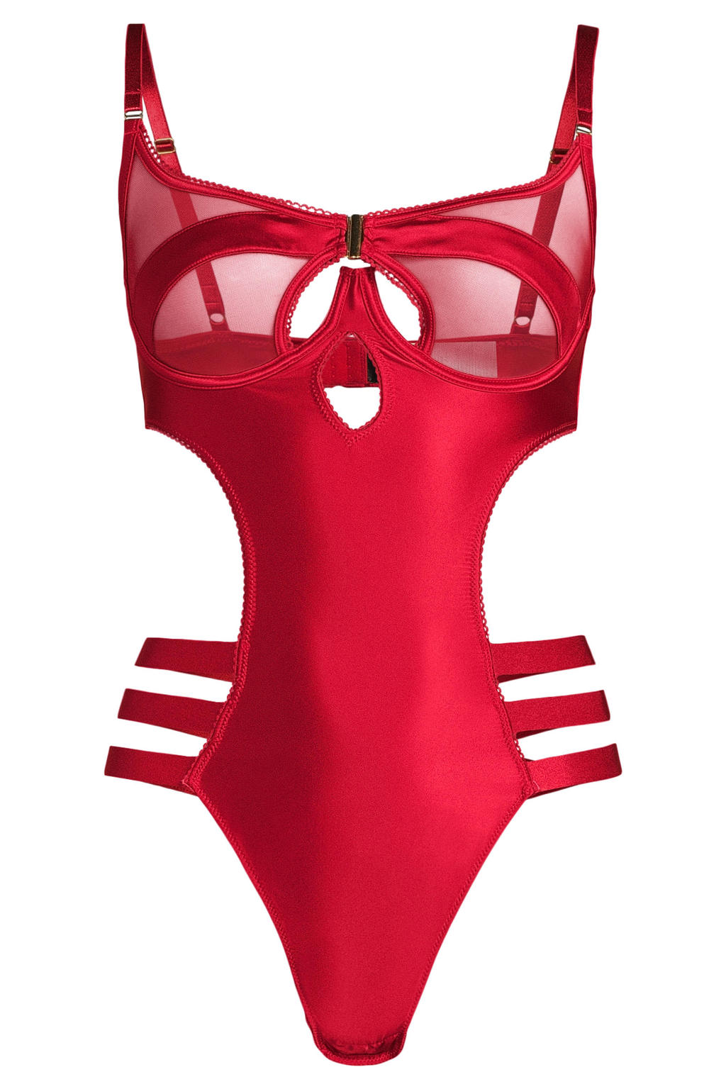 Private stringbody Vienna rood | wehkamp