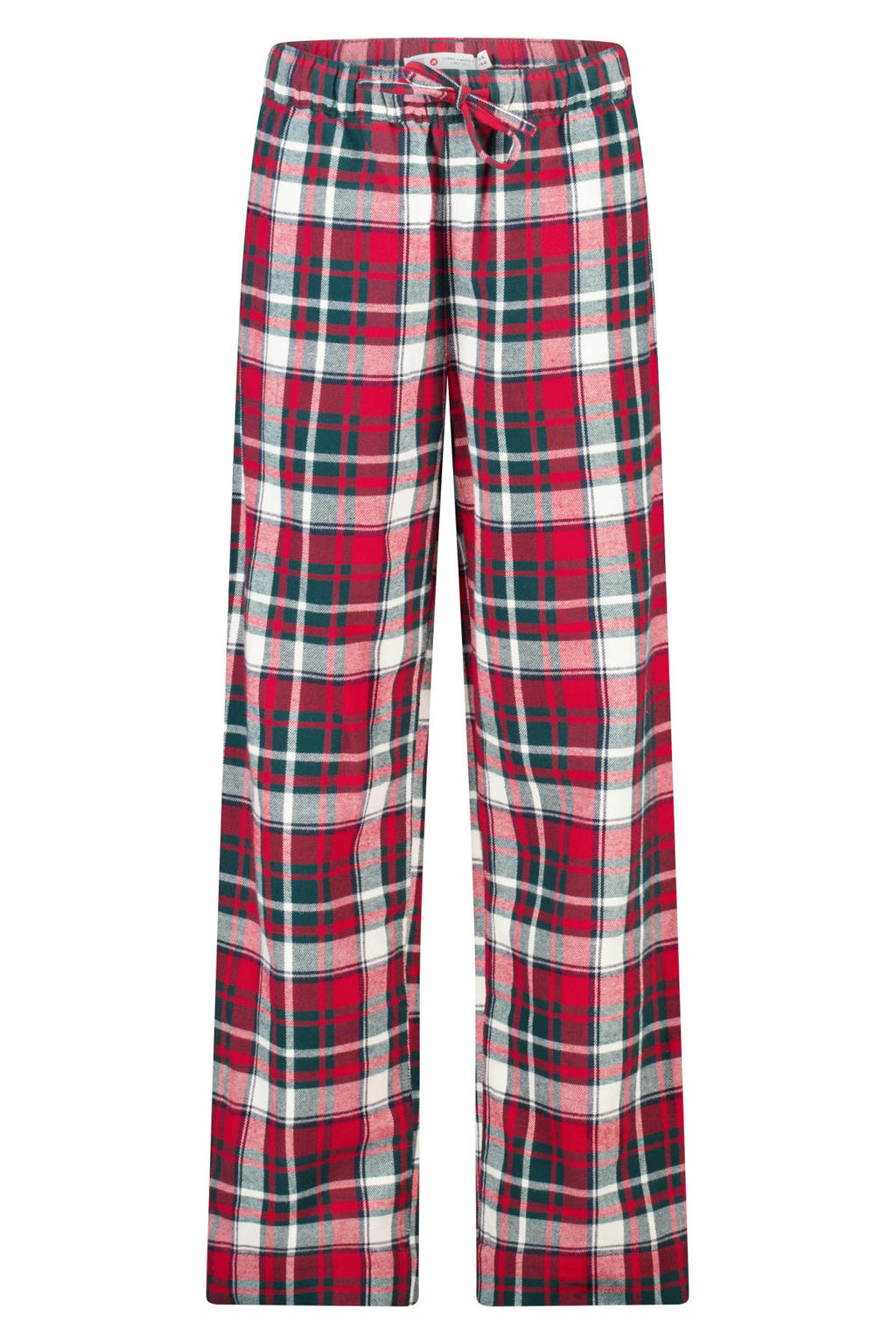 America Today pyjamabroek met geruite print rood | wehkamp