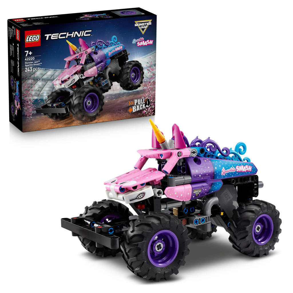 LEGO Technic Monster Jam™ Sparkle Smash™ pull-back 42220 | wehkamp