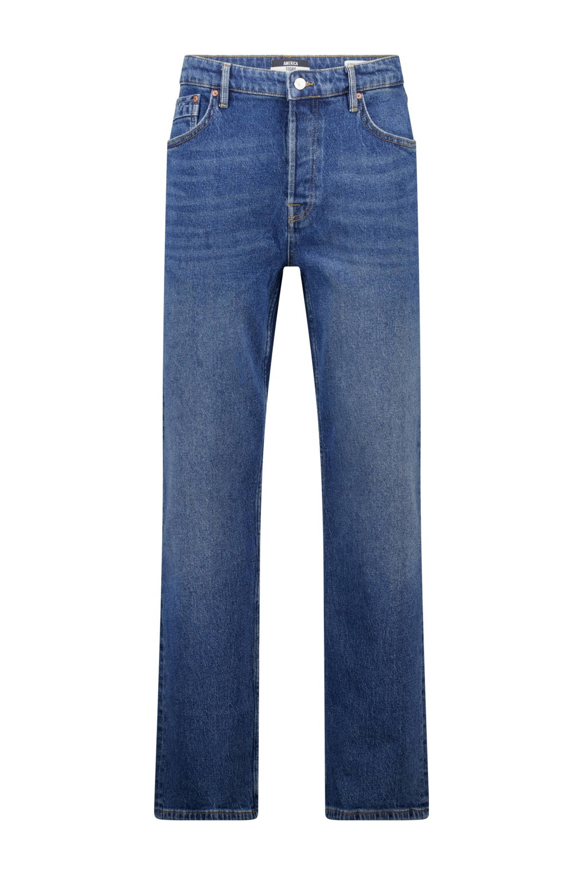 America Today Dexter regular fit jeans dark blue | wehkamp
