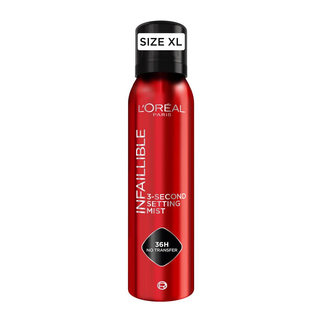 L'Oréal Paris Infaillible 3-second Setting Mist jumbo setting spray ...