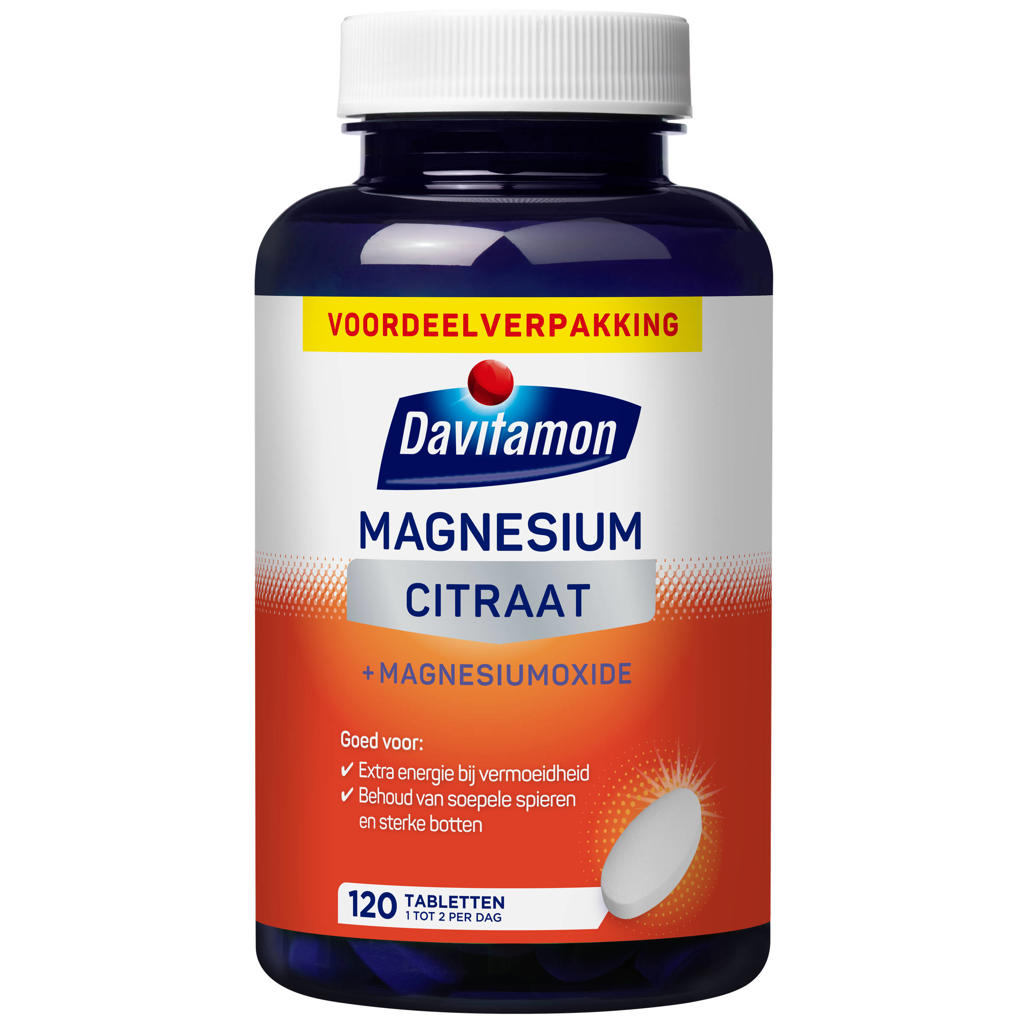 Davitamon Magnesium Citraat - 120 tabletten | wehkamp