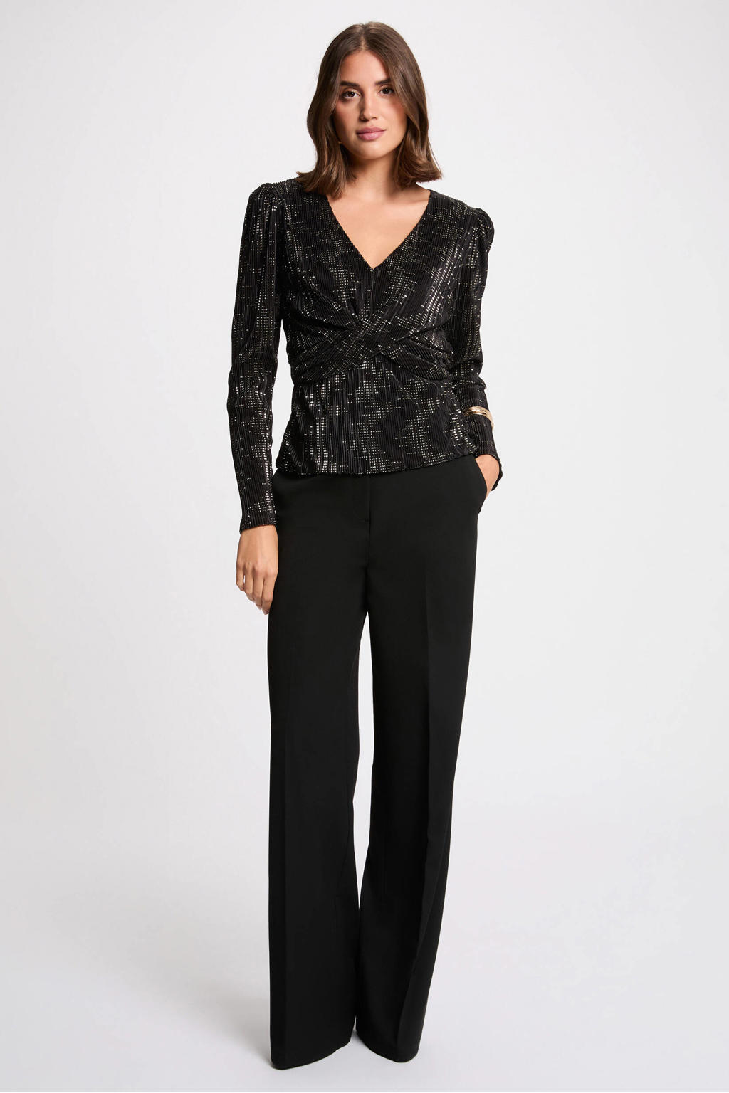 Morgan top zwart met glitter kopen? | Morgen in huis | wehkamp