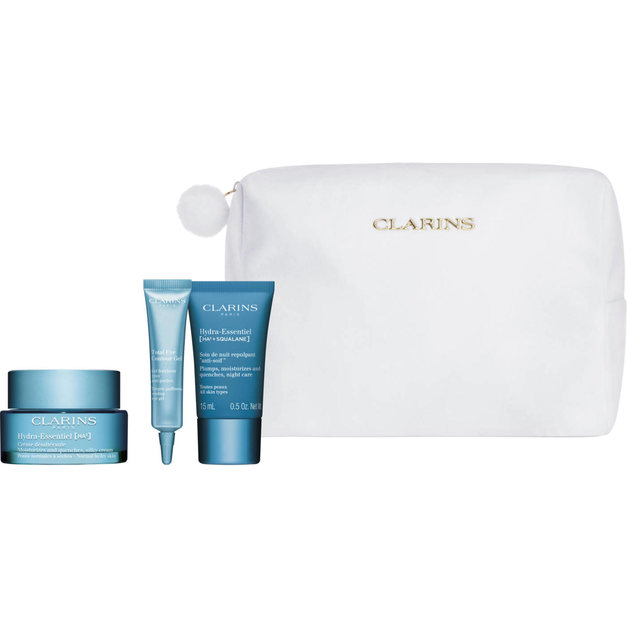 Clarins Set - Hydra-Essentiel Day Cream 50 ml + Hydra-Essentiel Night ...