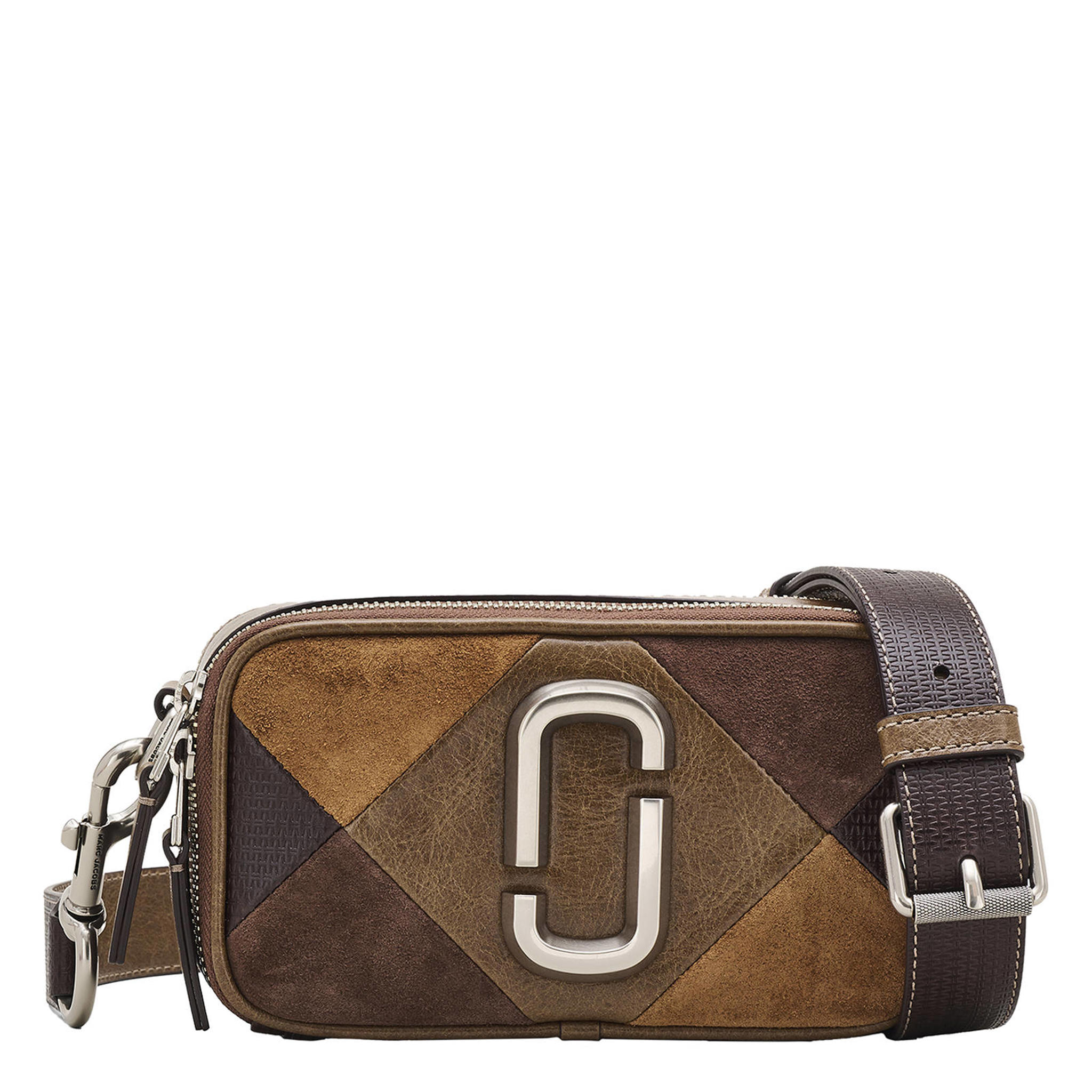 Marc Jacobs leren crossbody tas The Snapshot bruin | wehkamp