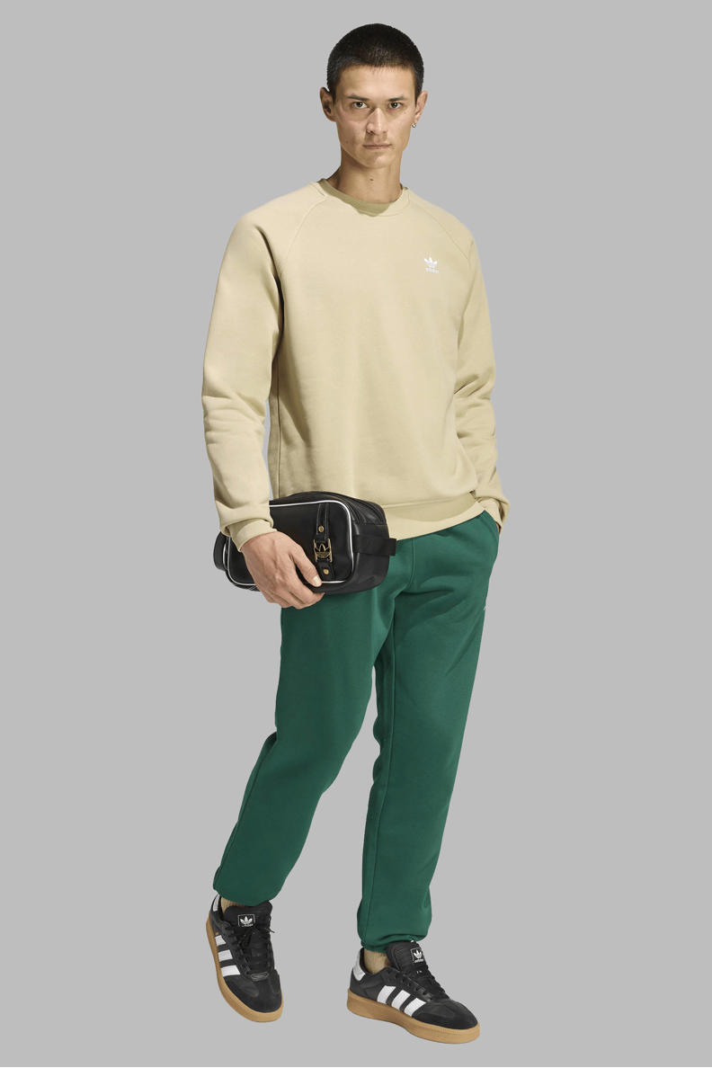 adidas Originals joggingbroek Trefoil Essentials groen | wehkamp