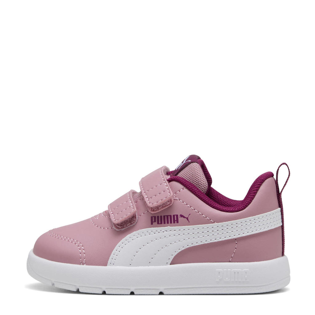 Puma Courtflex V3 sneakers roze | wehkamp