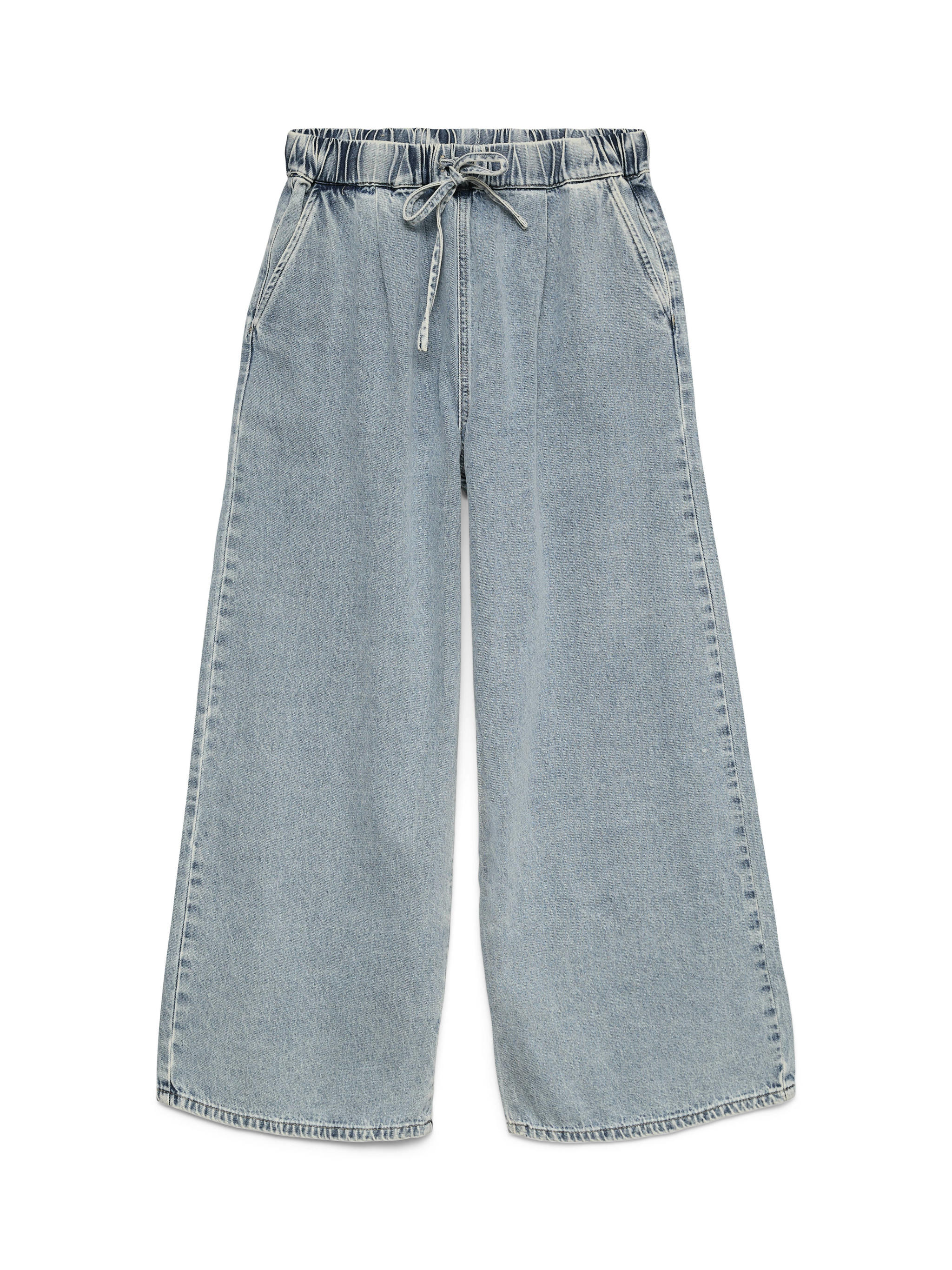 VERO MODA wide leg jeans light blue denim | wehkamp