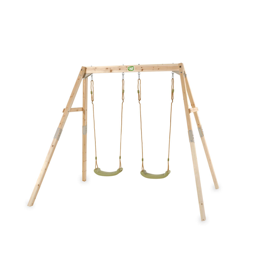 Exit Toys Silvi dubbele houten schommel | wehkamp