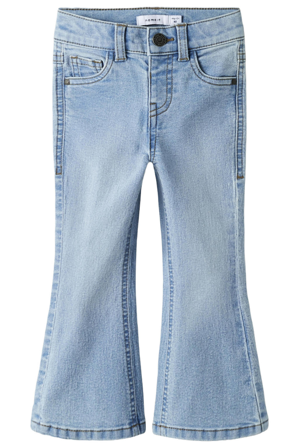 NAME IT MINI bootcut jeans light blue denim | wehkamp