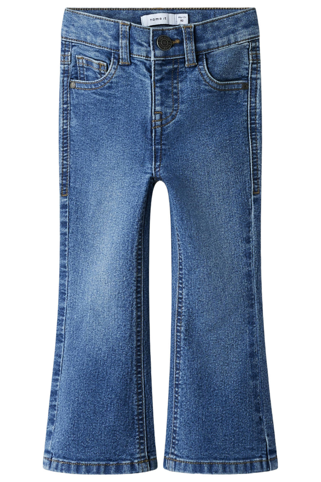 NAME IT MINI bootcut jeans medium blue denim | wehkamp