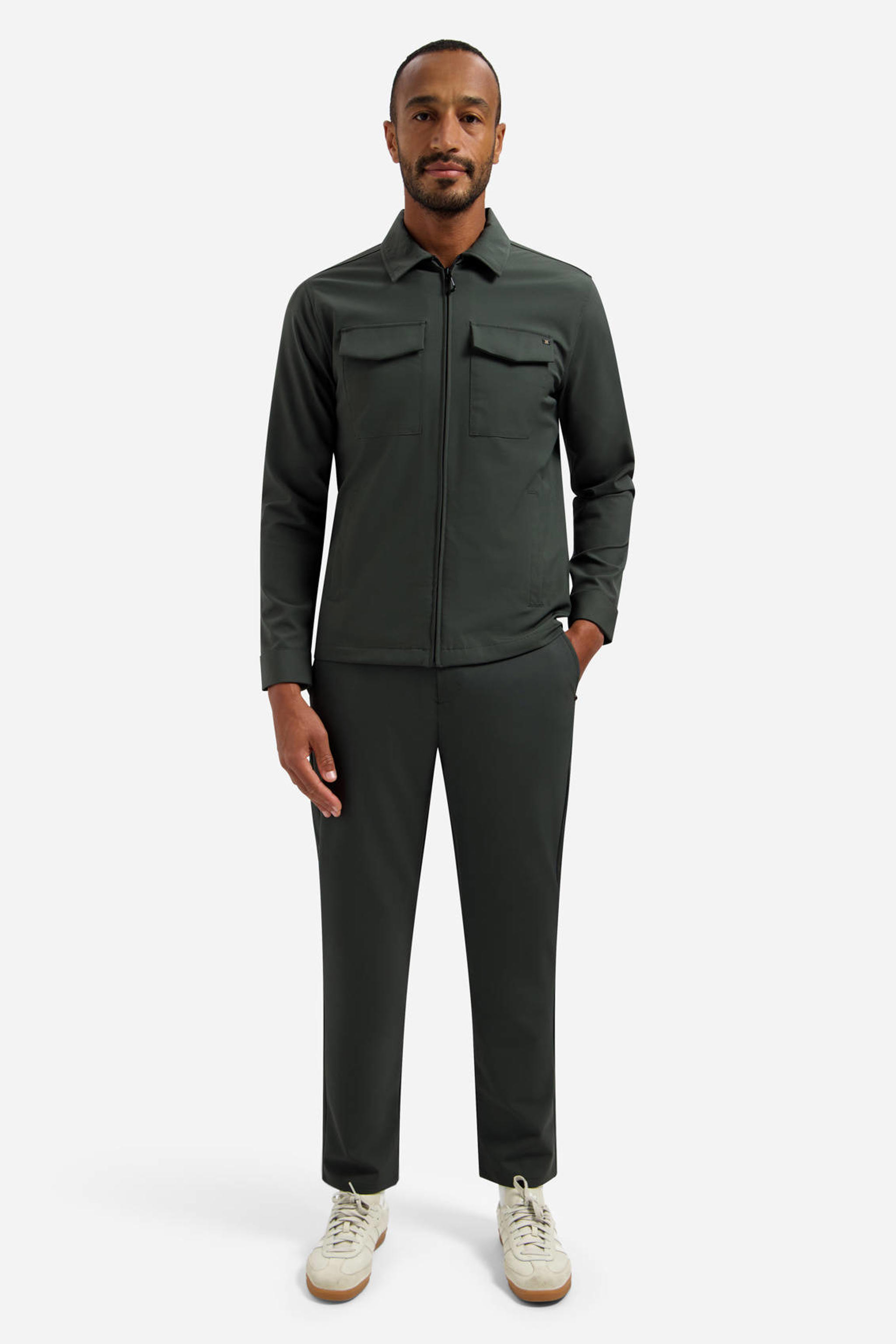 No Excess overshirt donkergroen | wehkamp