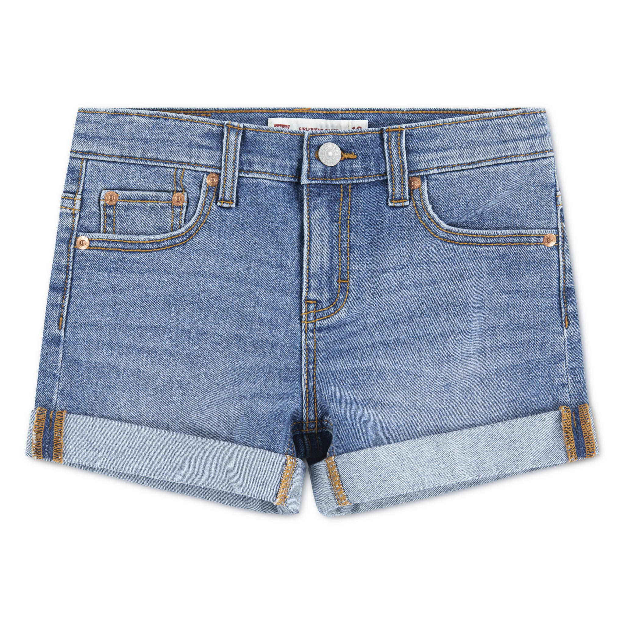 Levi's denim short medium blue denim | wehkamp