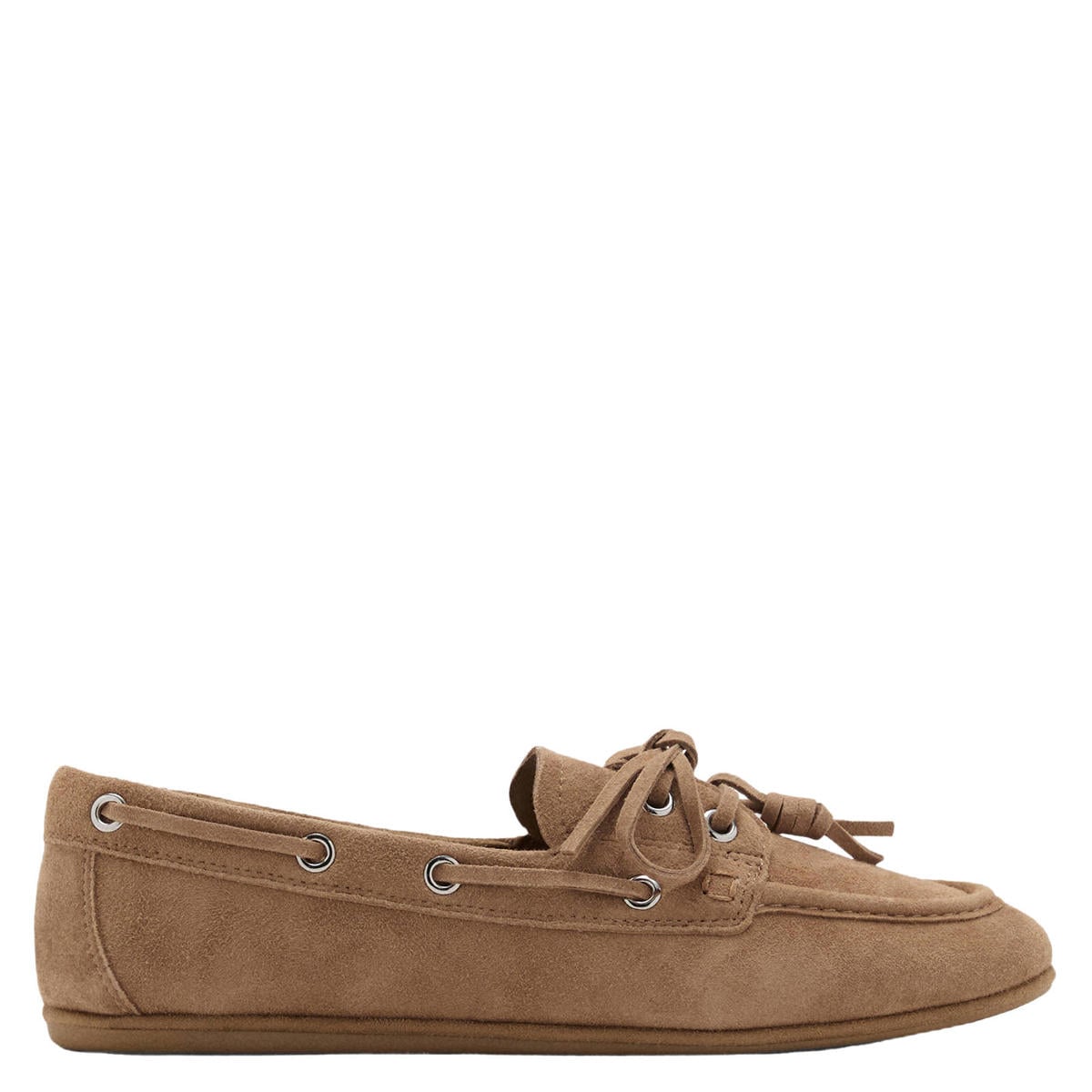 Mango suède bootschoenen camel | wehkamp