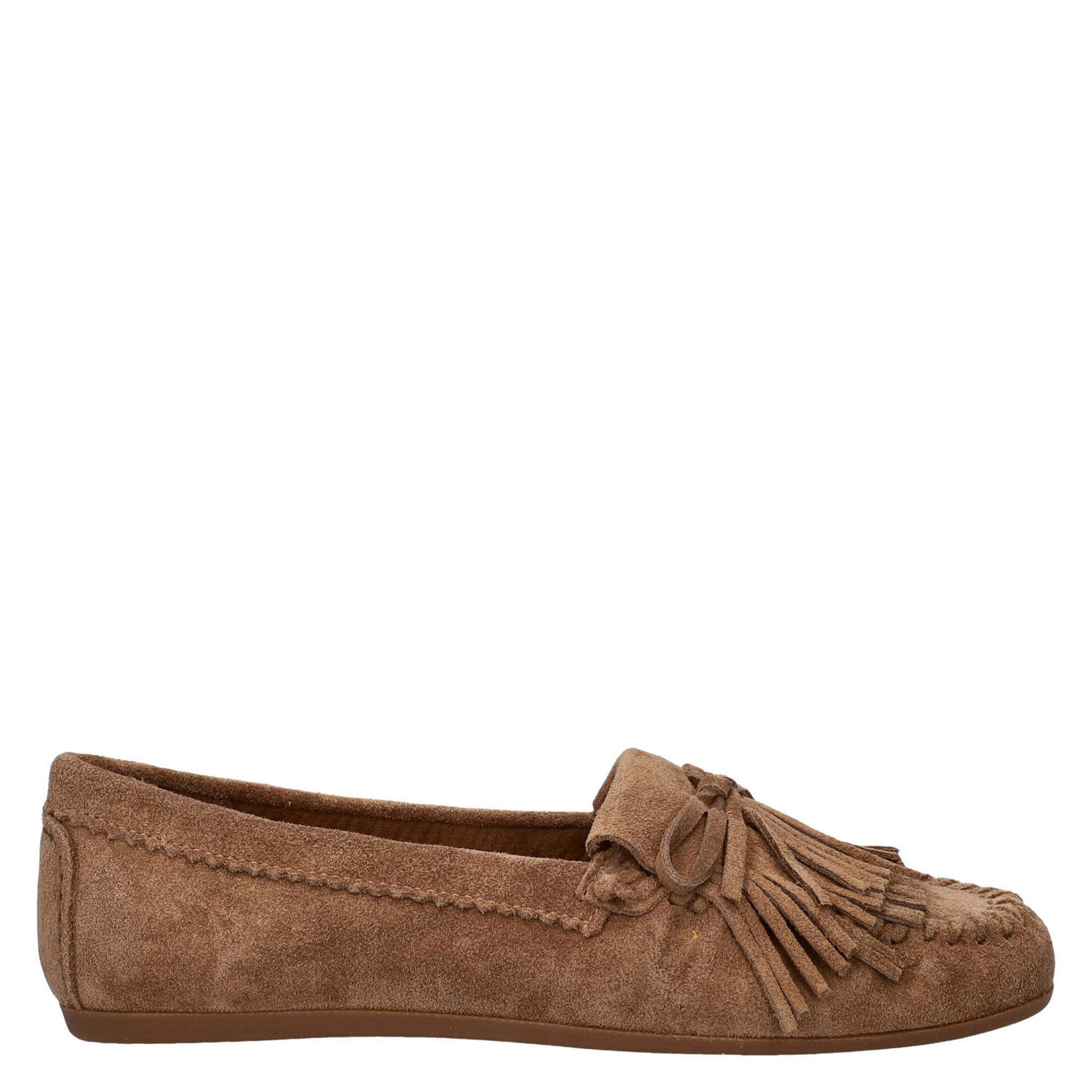 Nelson suède mocassins cognac | wehkamp