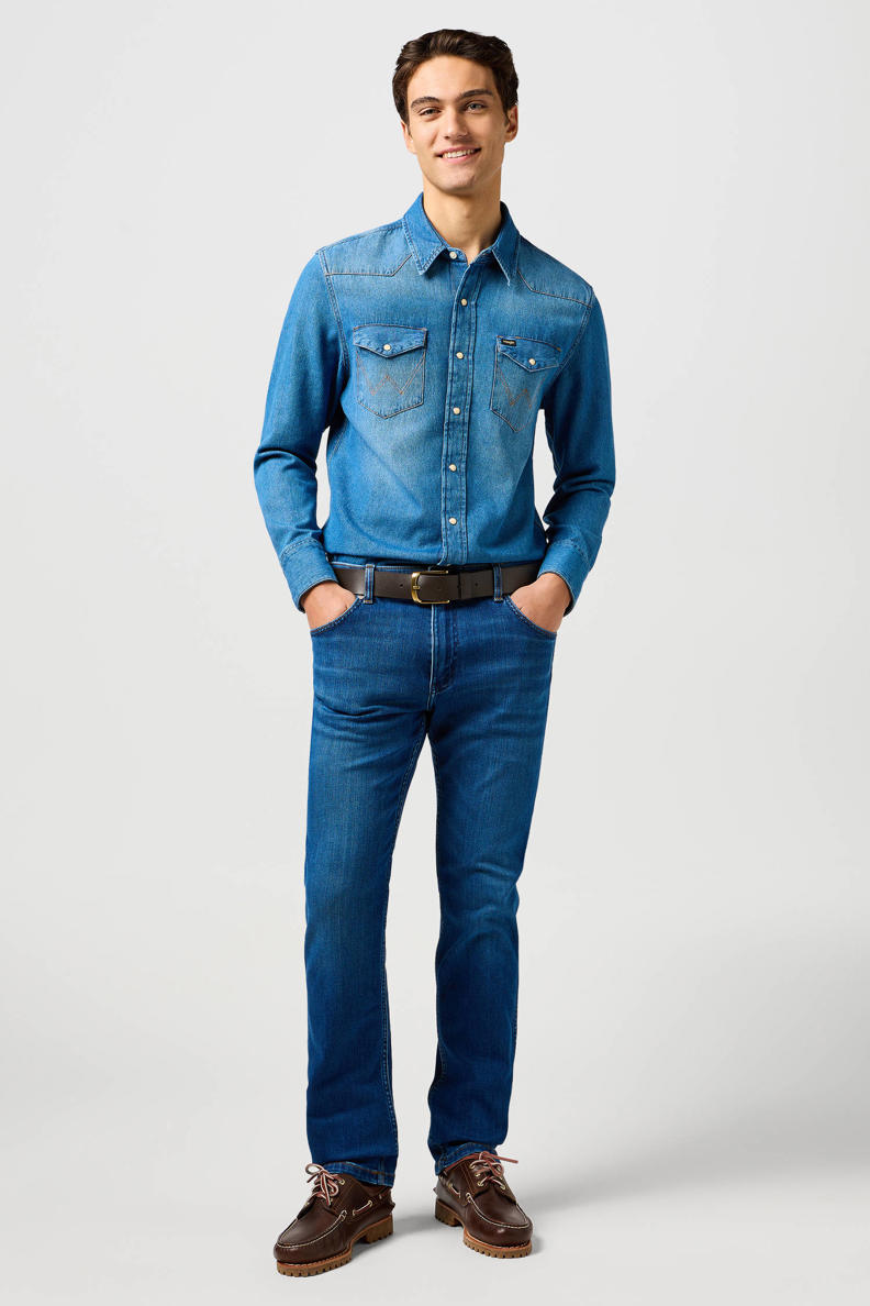 Wrangler Greensboro straight leg jeans dandelion summer | wehkamp