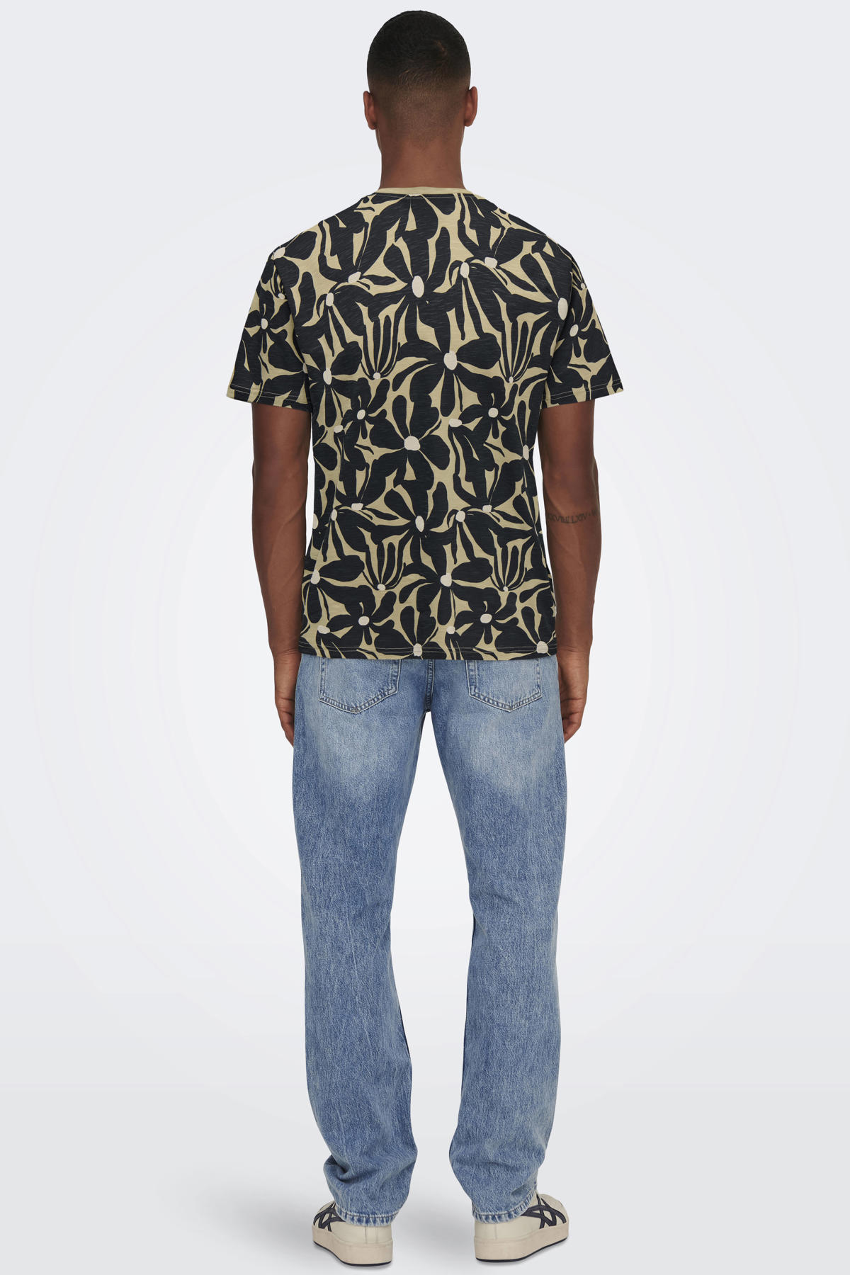 ONLY & SONS regular T-shirt beige | wehkamp