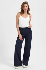 Lady Day flared high waist casual broek zwart | wehkamp