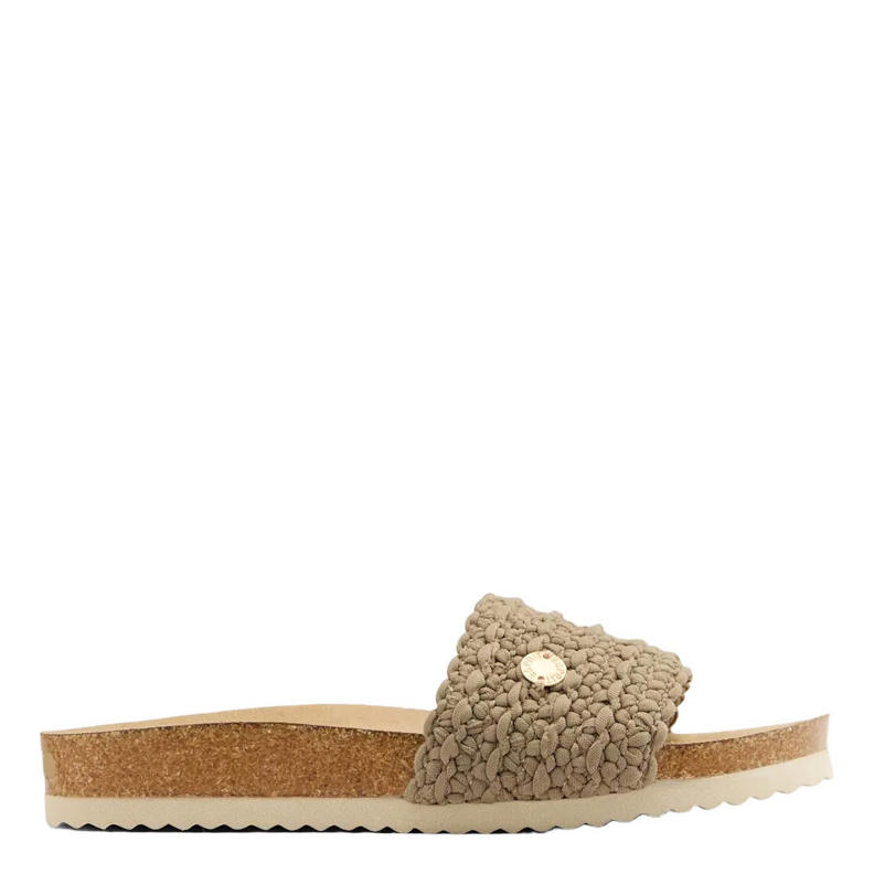 ESPRIT slippers taupe kopen? | Morgen in huis | wehkamp