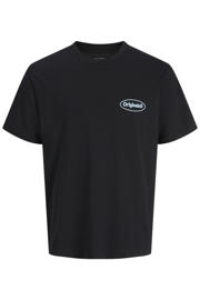 JACK & JONES PLUS SIZE regular fit T-shirt met backprint - zwart | wehkamp