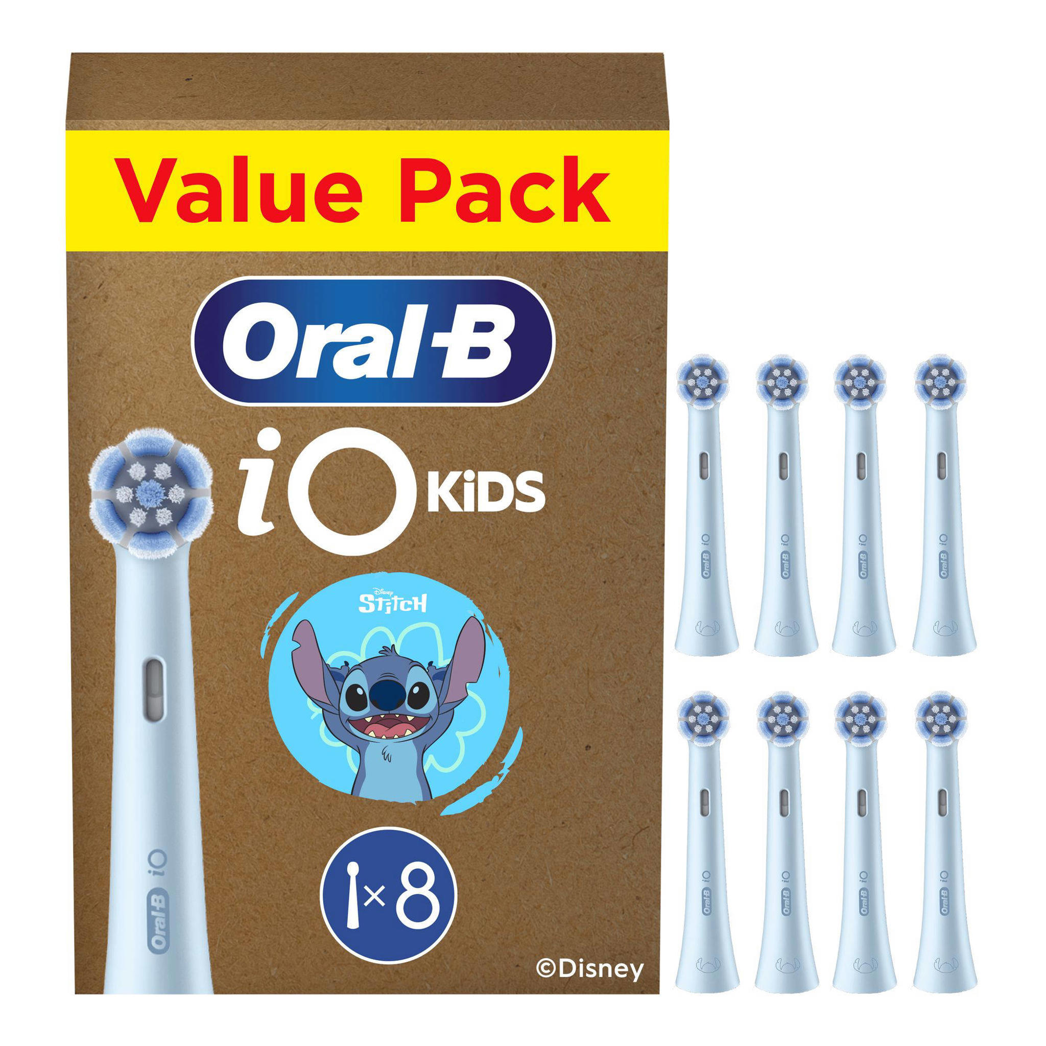 Oral-B iO Kids 6+ Disney Stitch opzetborstels - 8 stuks | wehkamp