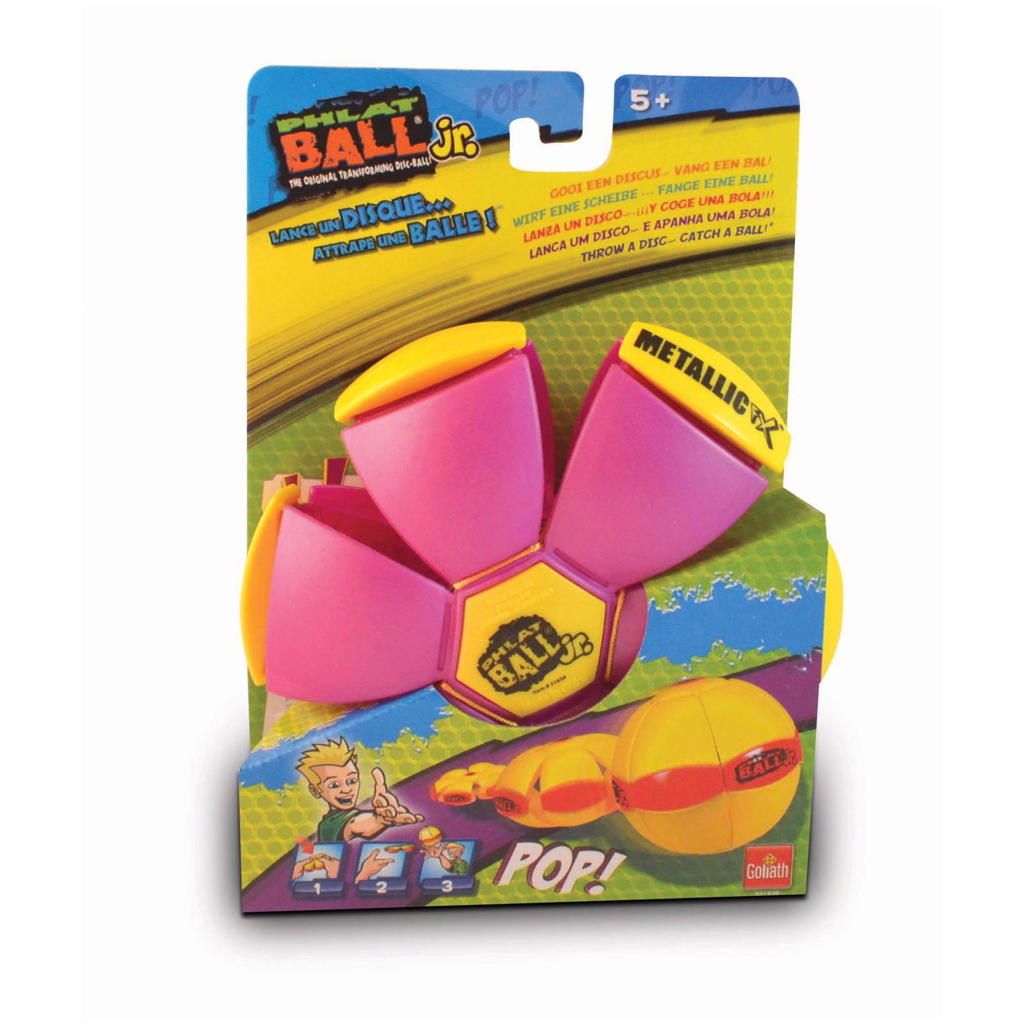Goliath Phlat Ball junior metaal paars | wehkamp