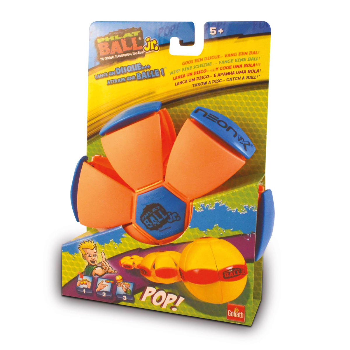 Goliath Phlat Ball junior metaal oranje | wehkamp