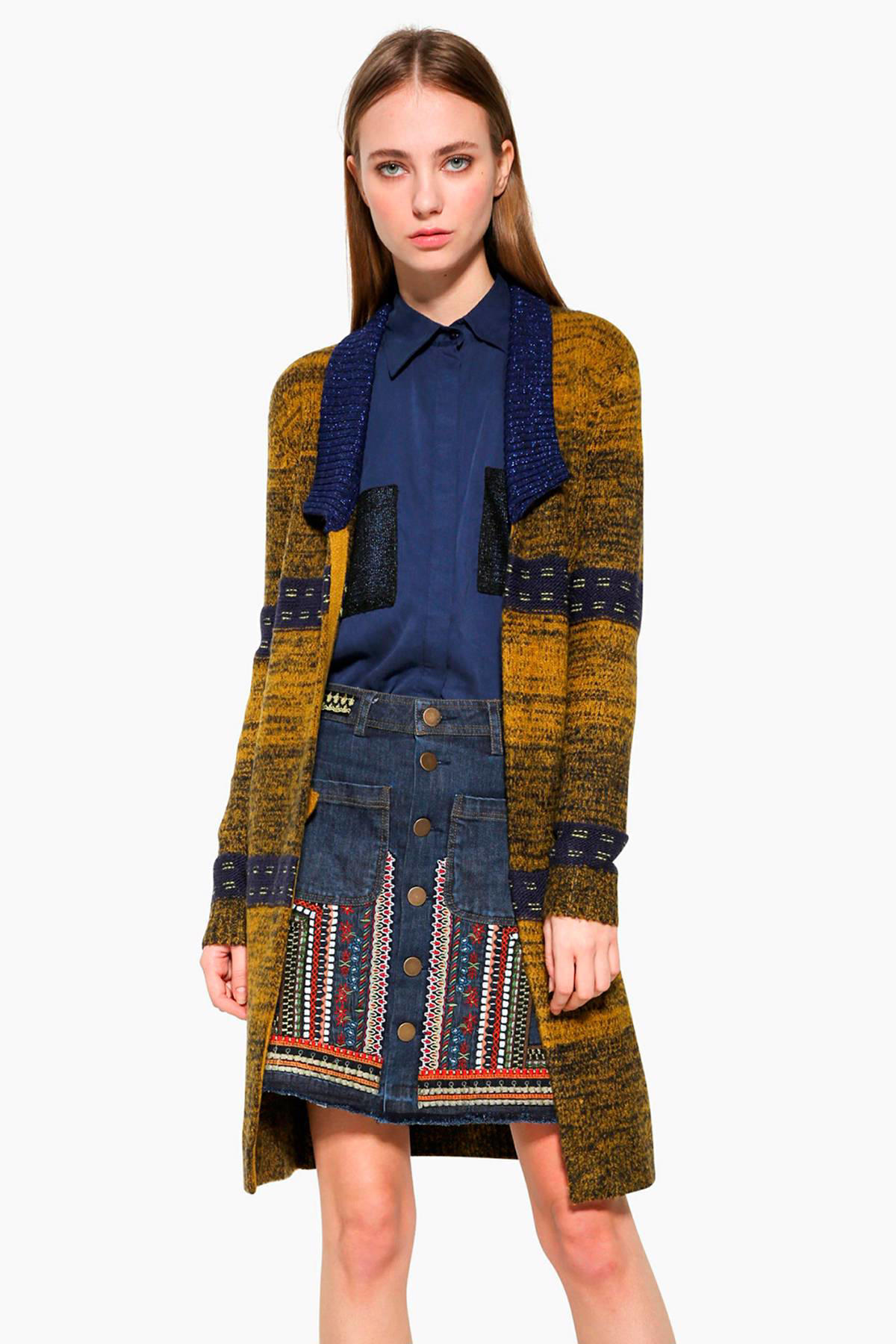 Desigual vest met wol | wehkamp