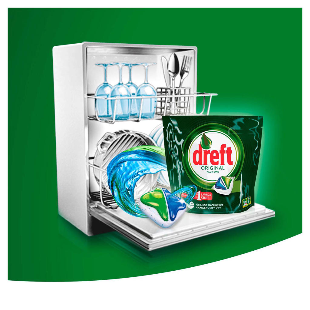 Dreft Original Regular vaatwastabletten - 110 stuks | wehkamp