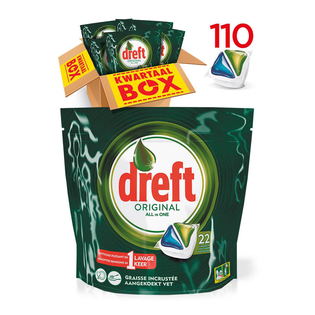 Dreft Original Regular vaatwastabletten - 110 stuks | wehkamp