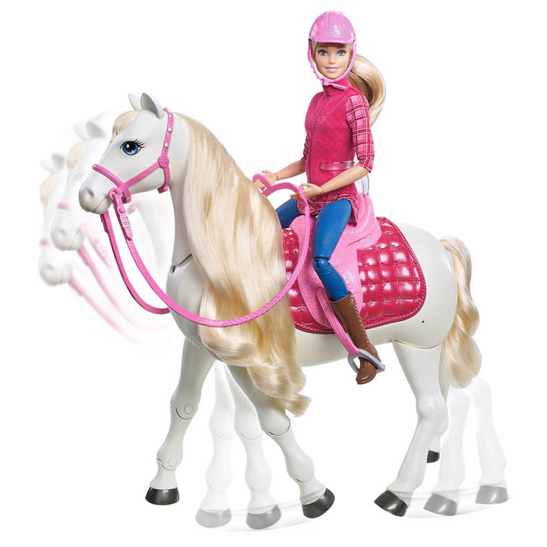 Barbie interactief droompaard met Barbiepop | wehkamp