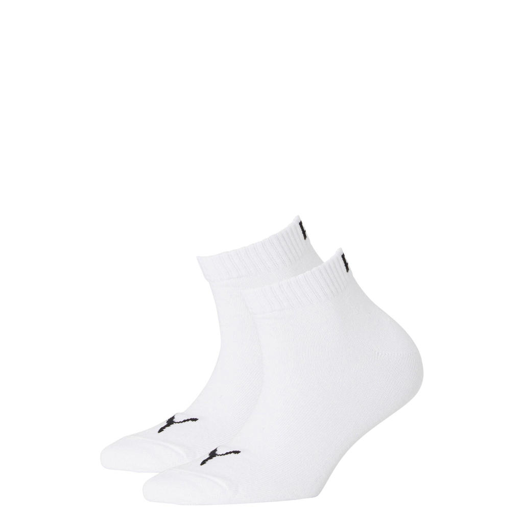 Puma sportsokken - set van 2 wit | wehkamp