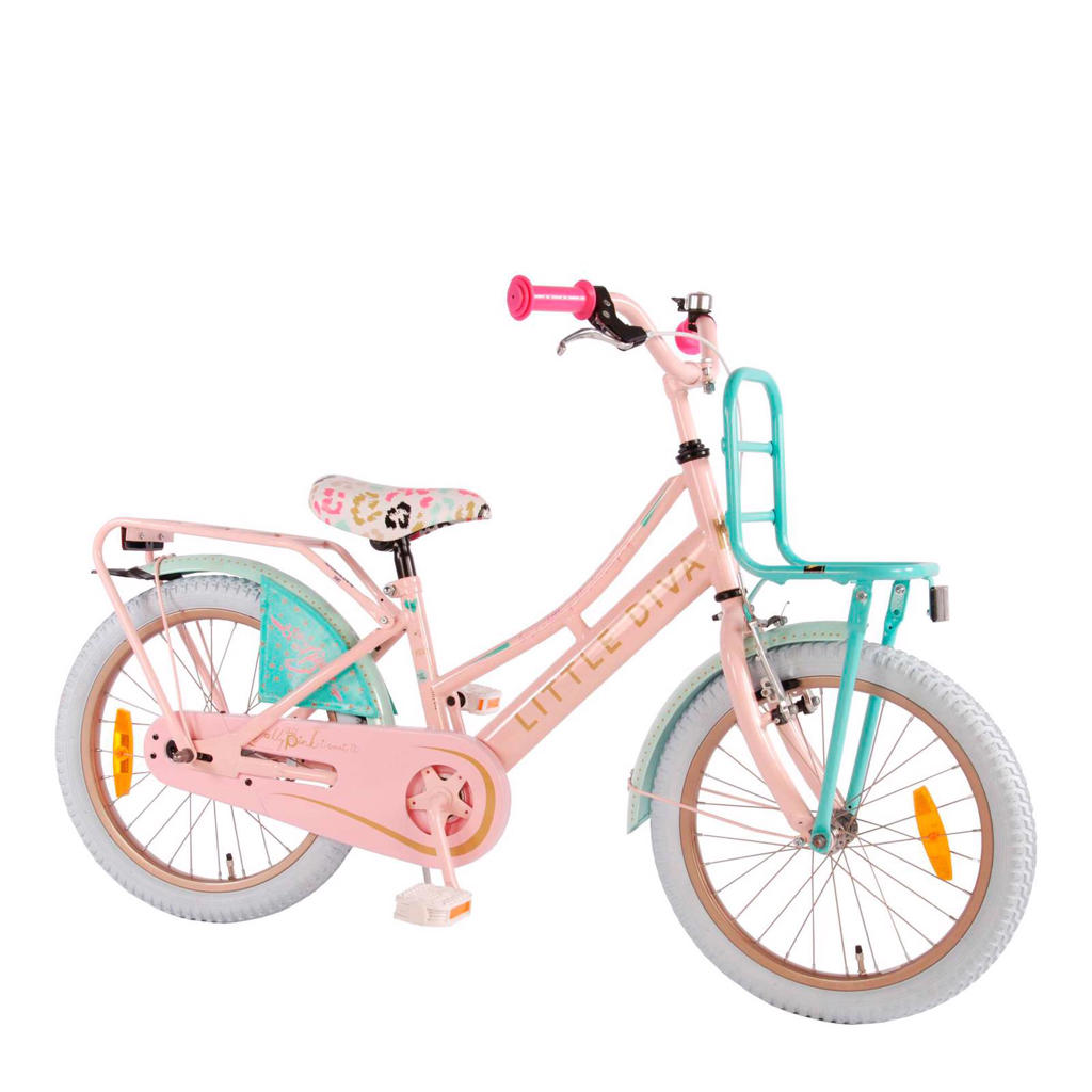 Volare Little Diva kinderfiets 18 inch Roze | wehkamp