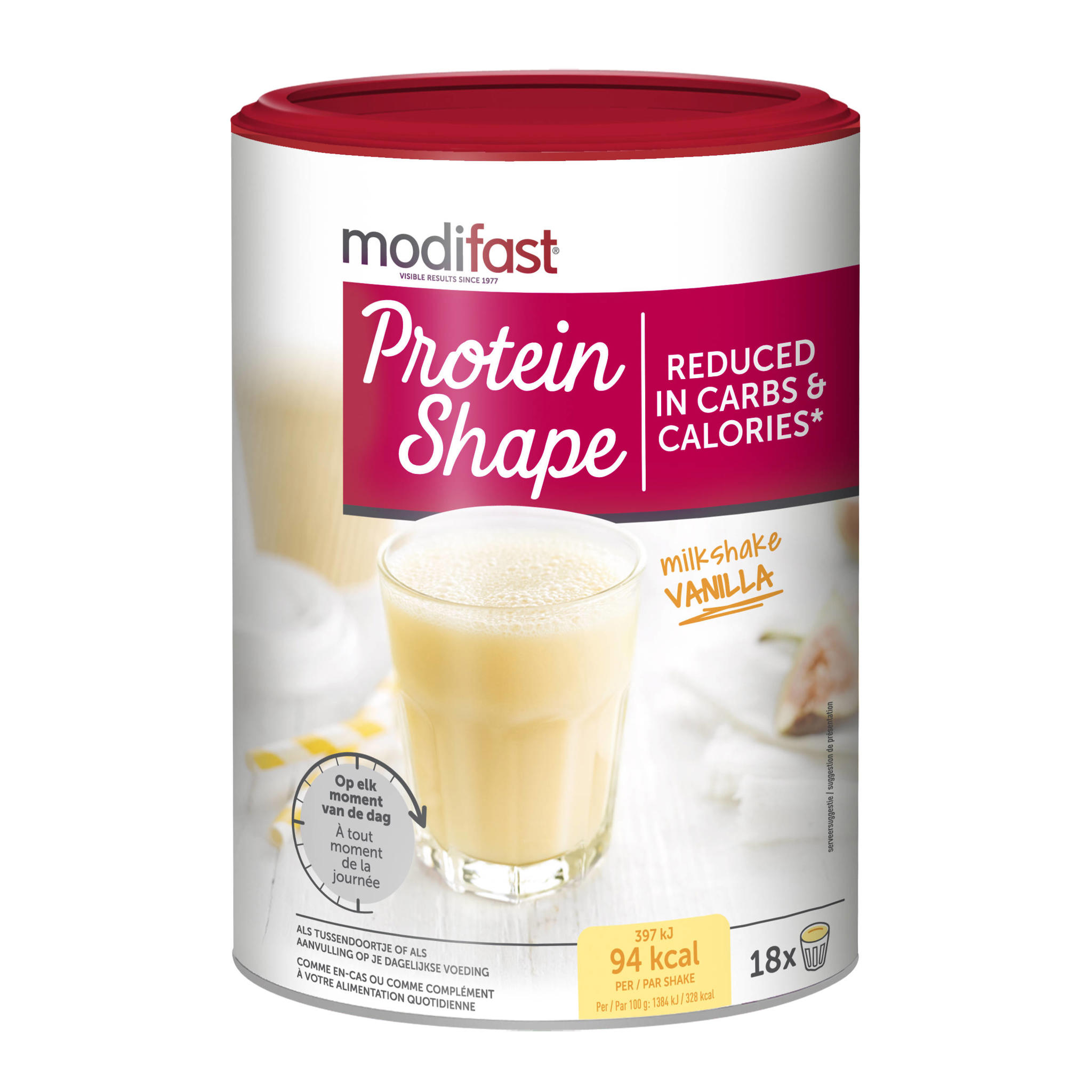 Modifast PS Milkshake Vanille - 1 blik 540 gram | wehkamp