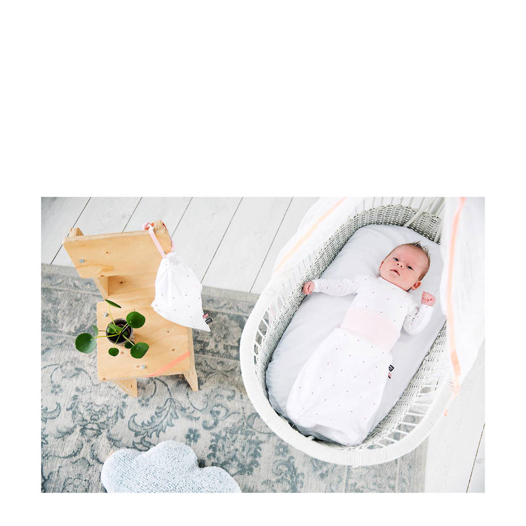 Snoozebaby newborn set cocoon baby slaapzakje 0-3 mnd dots pink | wehkamp