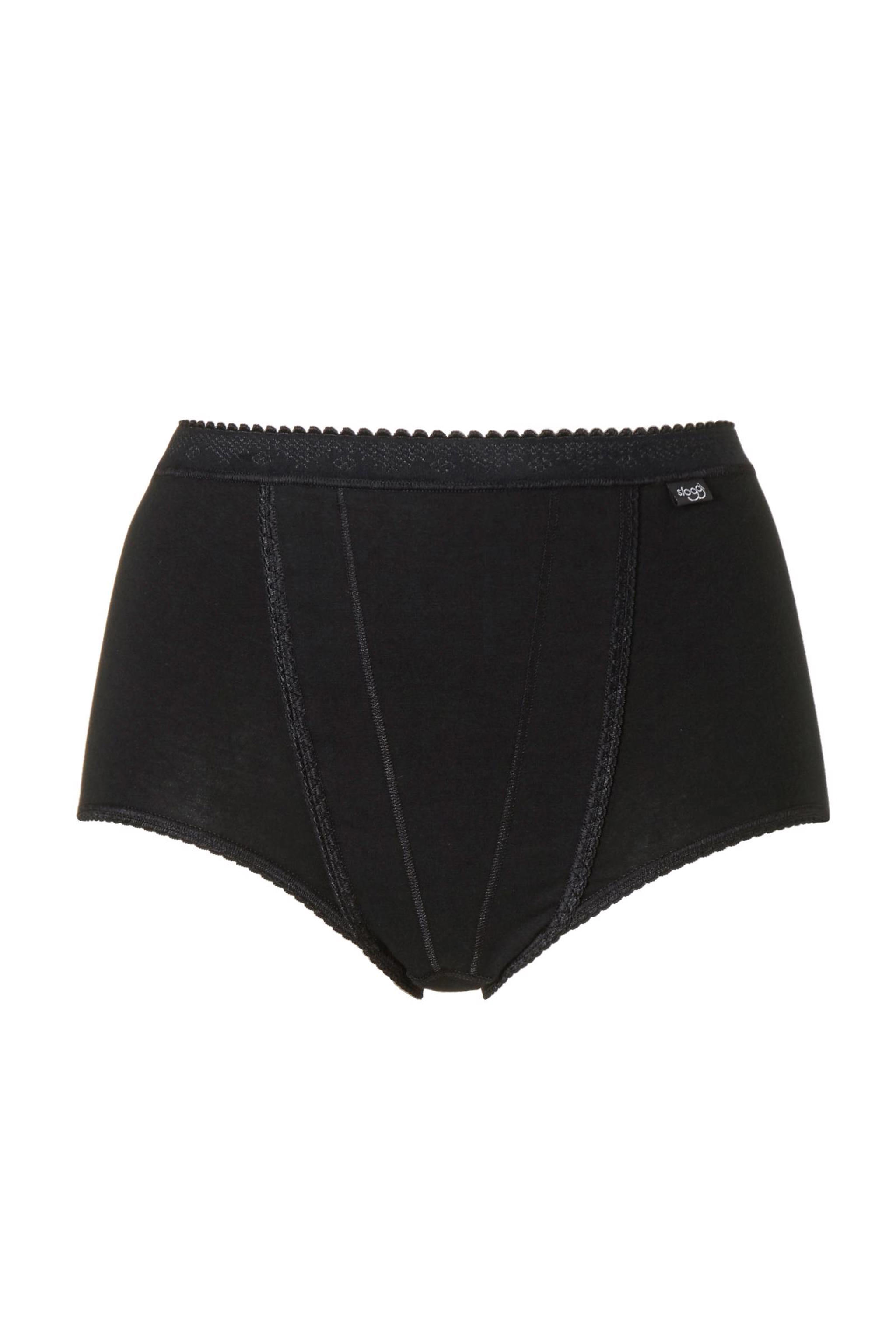 sloggi Control corrigerende maxislip zwart | wehkamp