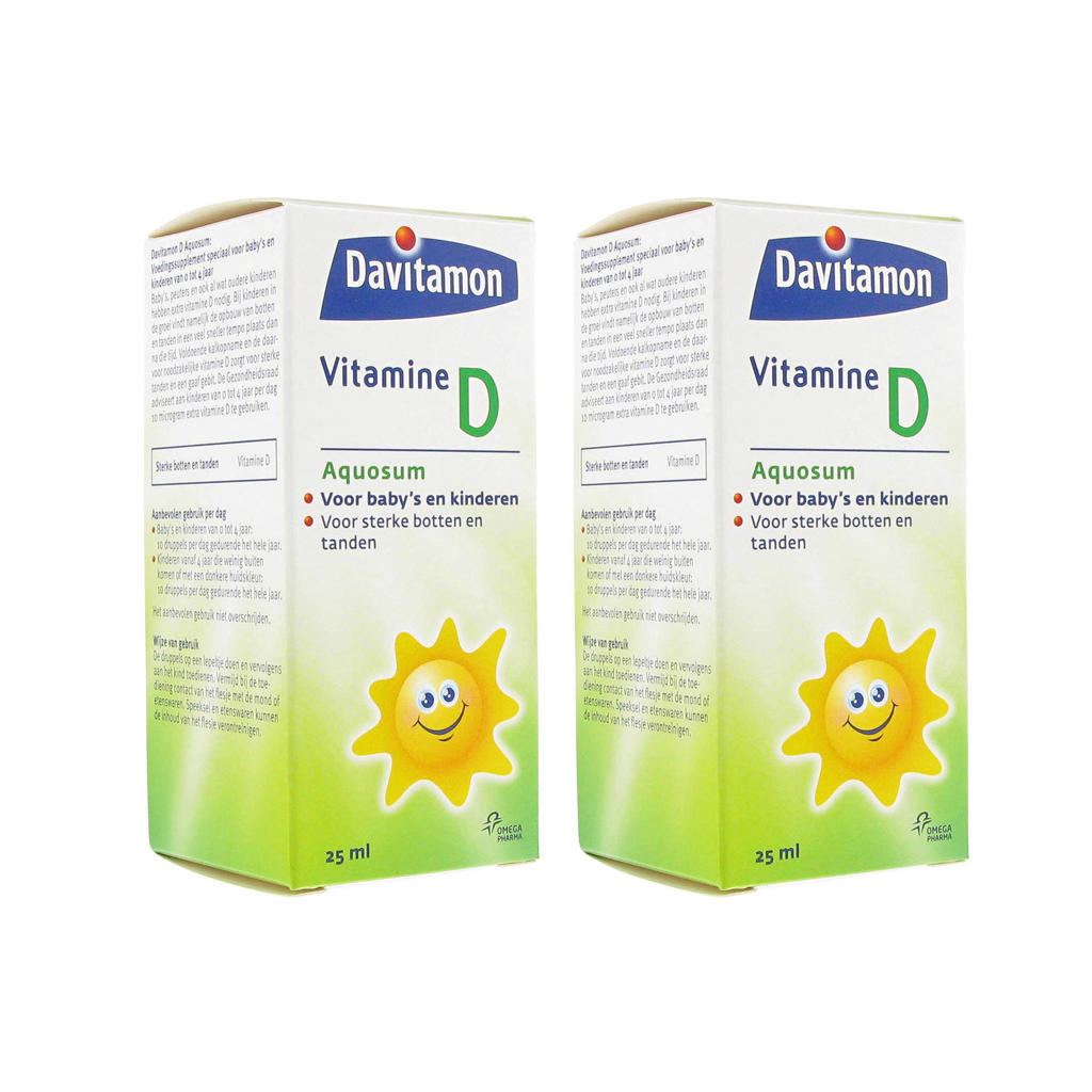 Davitamon D Aquosum druppels - 2 x 25 ml | wehkamp