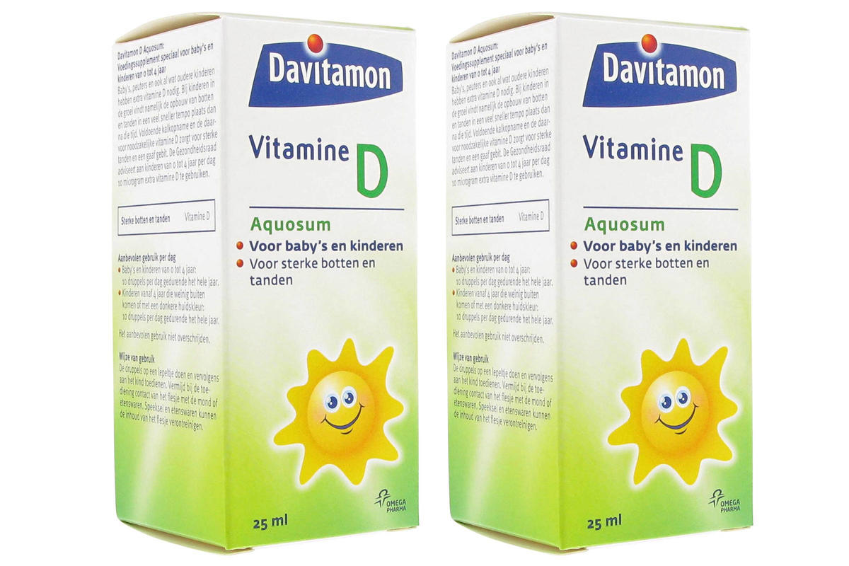 Davitamon D Aquosum druppels - 2 x 25 ml | wehkamp