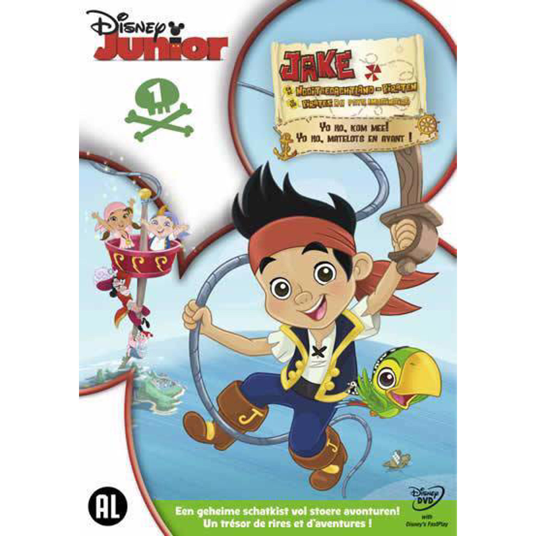 Jake en de nooitgedachtland piraten - Yo ho, kom mee! (DVD) | wehkamp