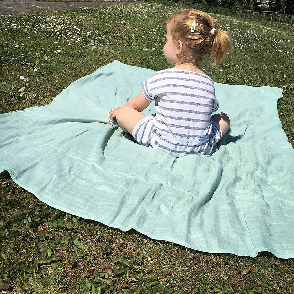 Baby's Only Swaddle hydrofiel doek 120 x 120 cm mint | wehkamp