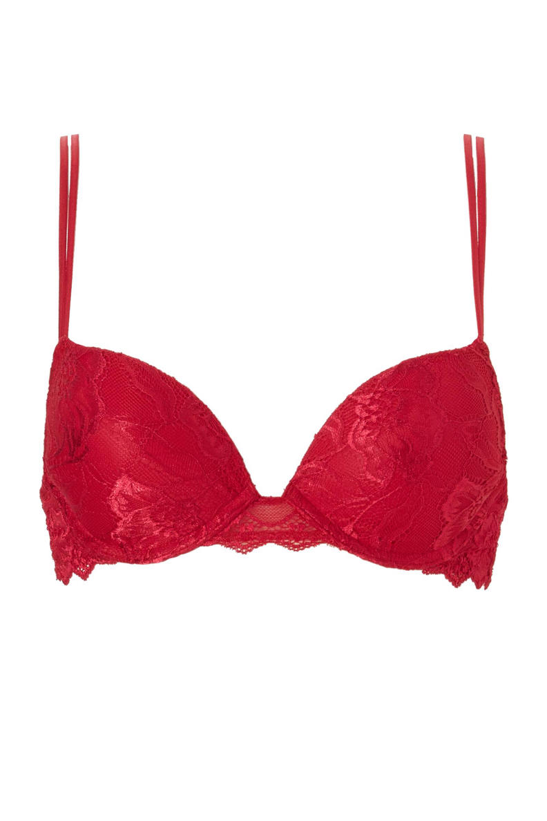 After Eden voorgevormde push-up bh Anna rood | wehkamp