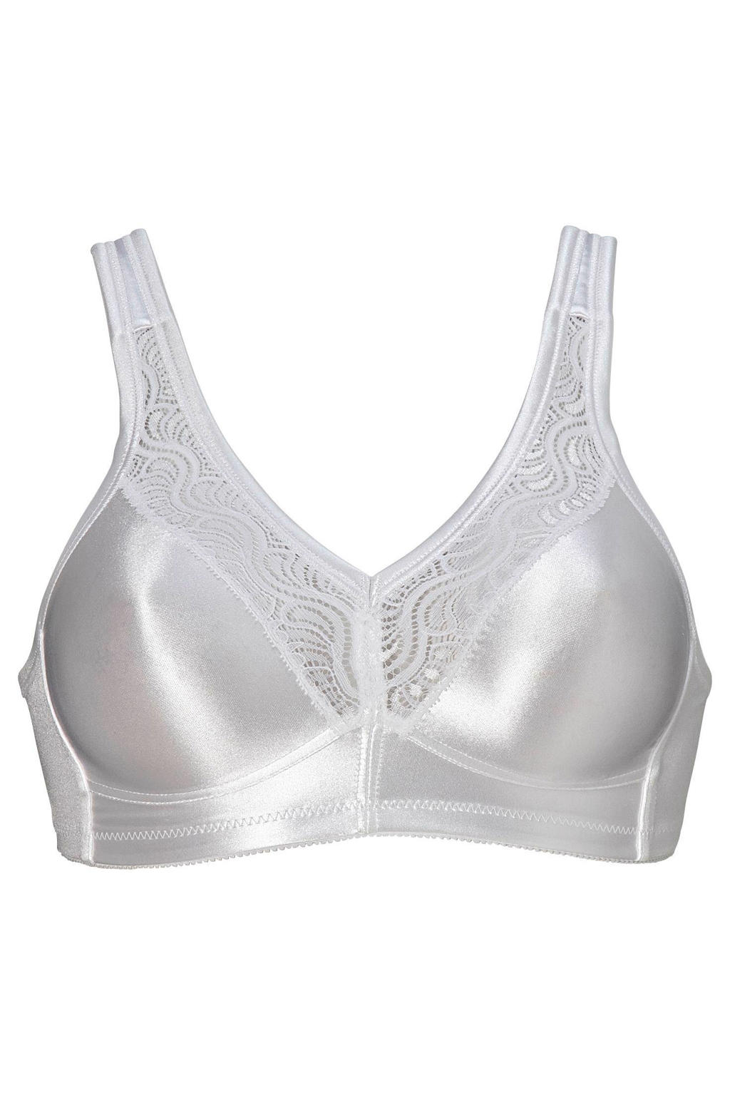 Swegmark voorgevormde bh zonder beugel Stars wit | wehkamp