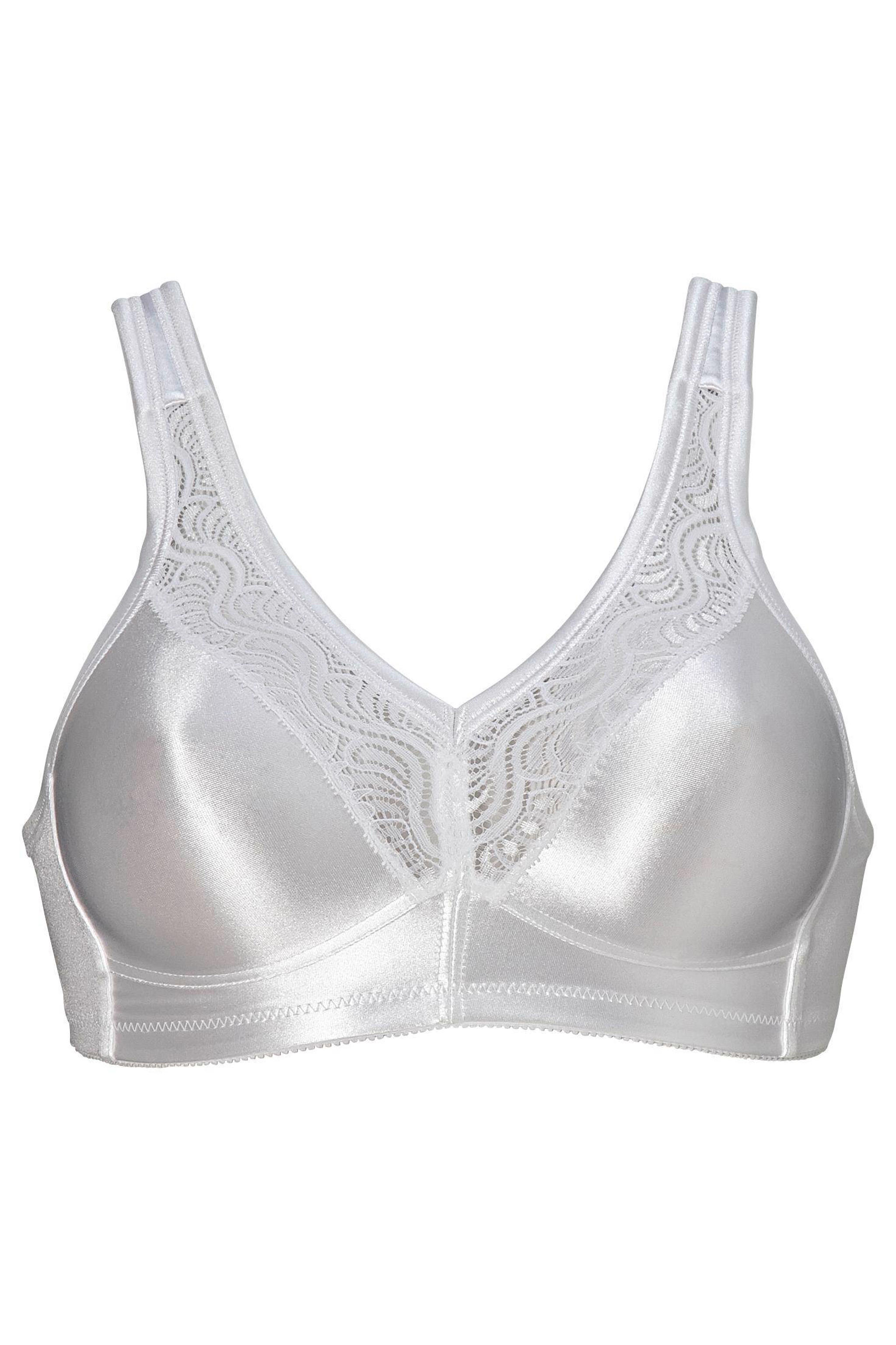 Swegmark voorgevormde bh zonder beugel Stars wit | wehkamp