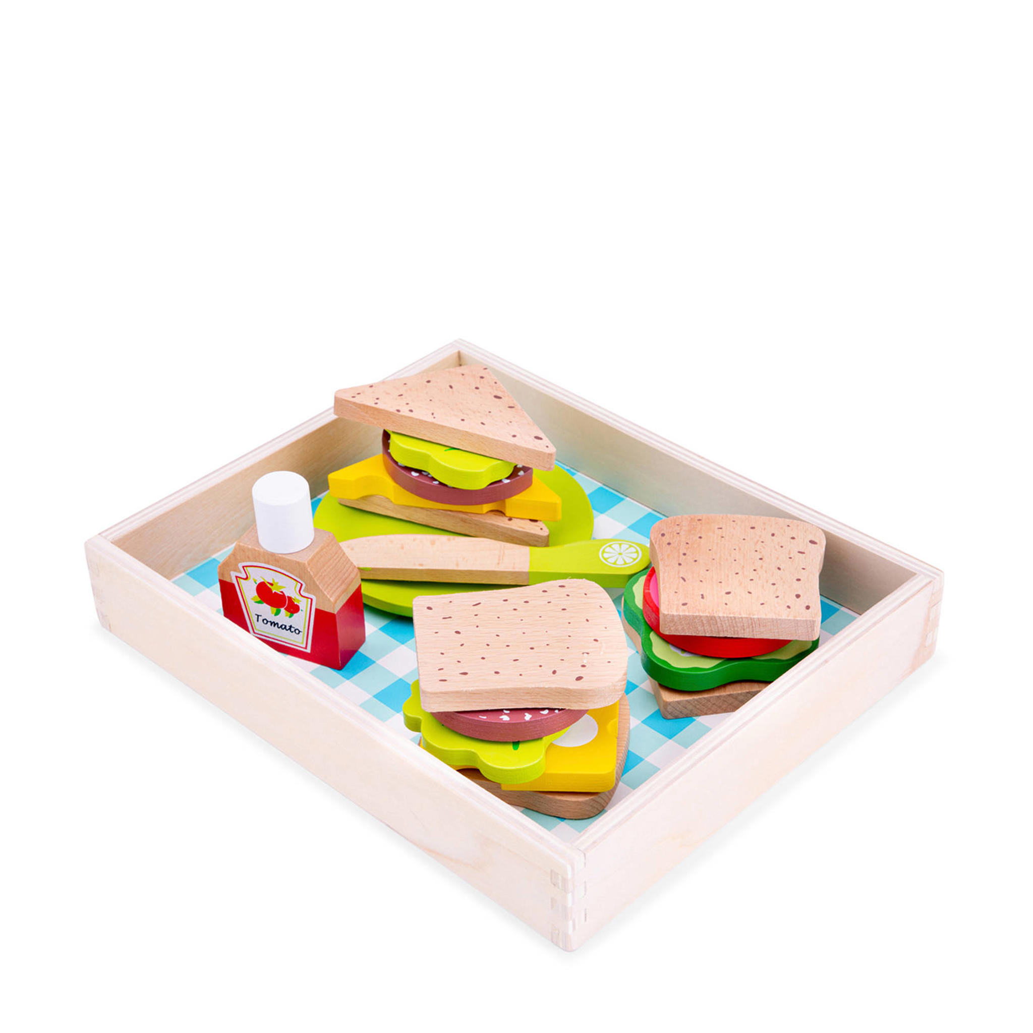 New Classic Toys houten sandwich set | wehkamp