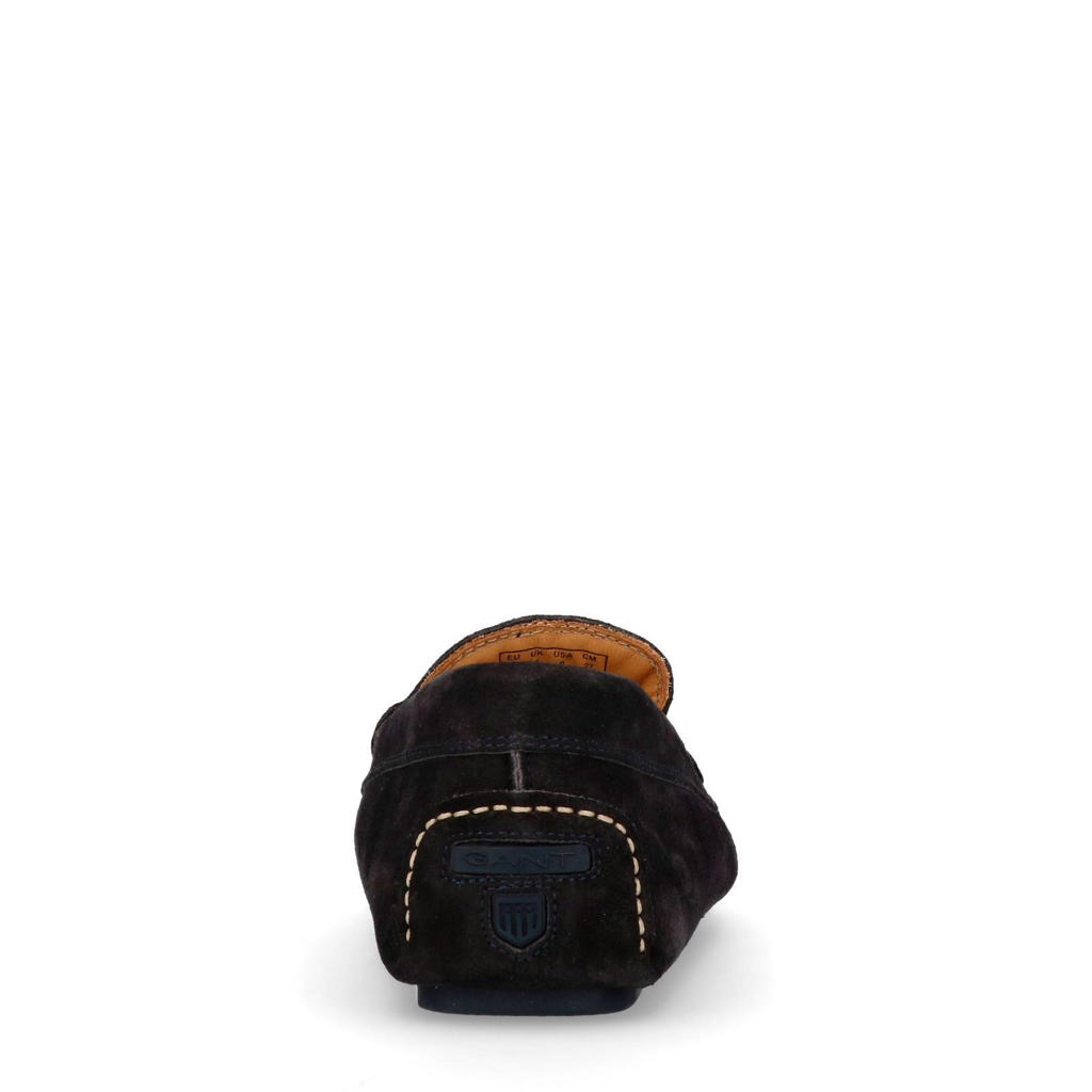 GANT Austin suède mocassins marine | wehkamp